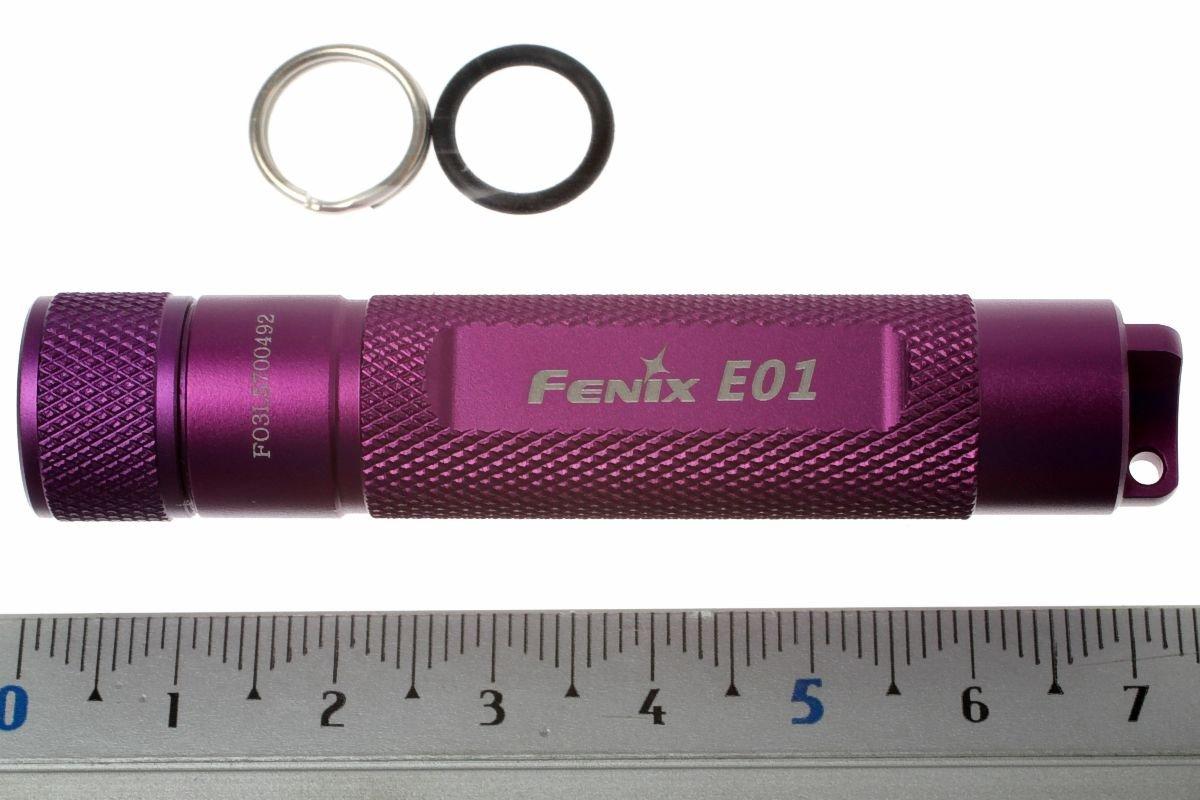 Fenix E01 LED torch, purple | Advantageously shopping at Knivesandtools ...