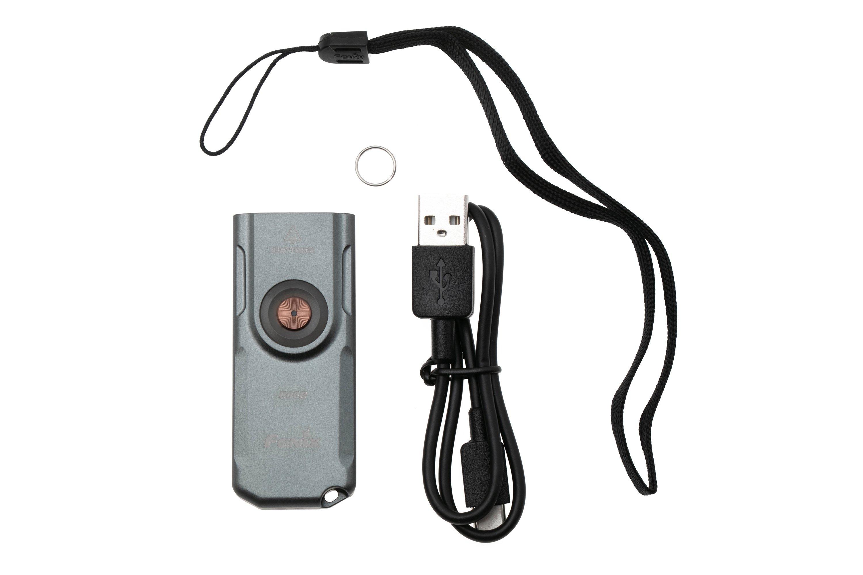 Fenix E06R Grey keychain torch, 700 lumens | Advantageously shopping at ...