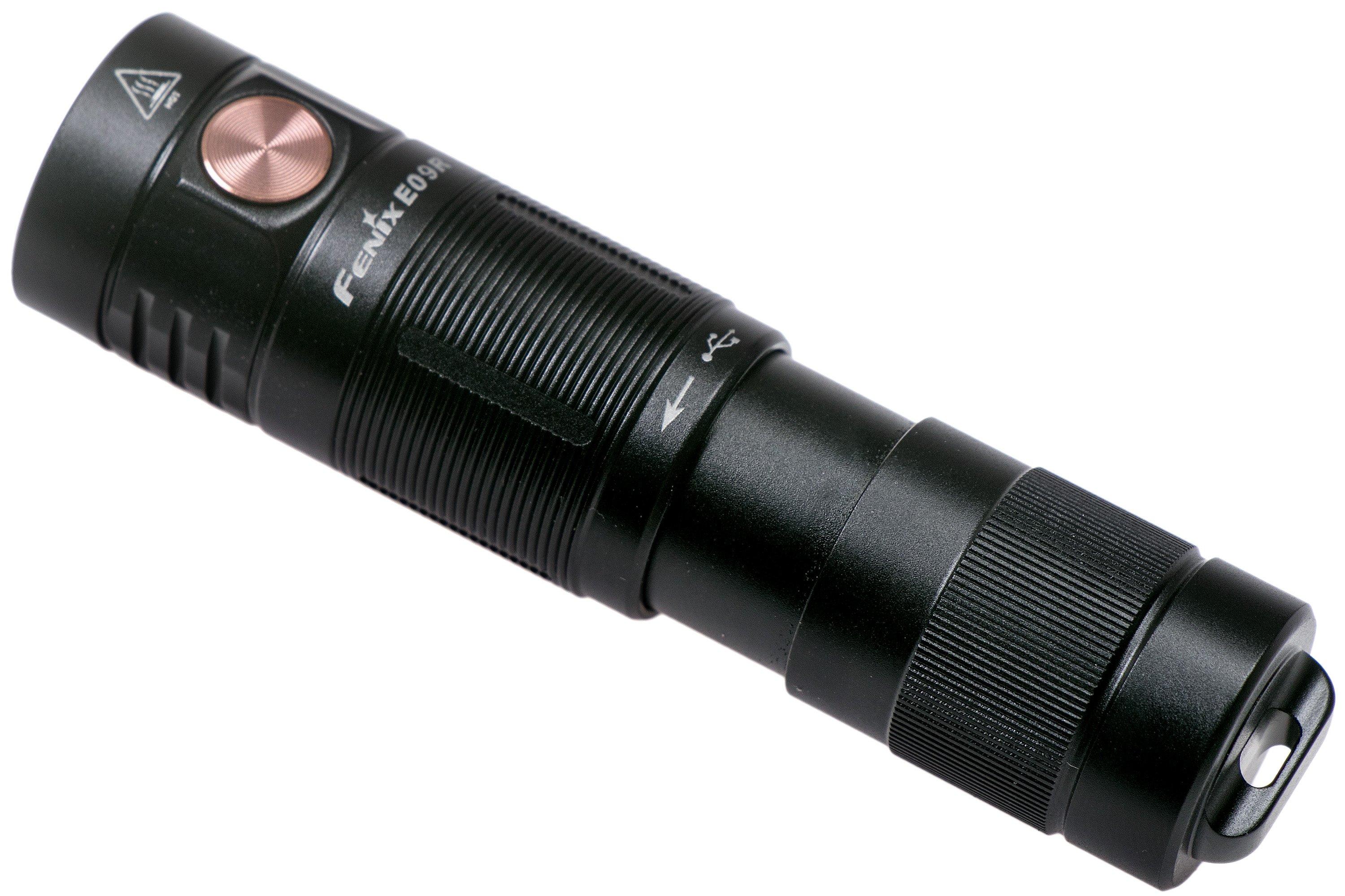 Fenix E09R rechargeable EDC flashlight, 600 lumens | Advantageously ...