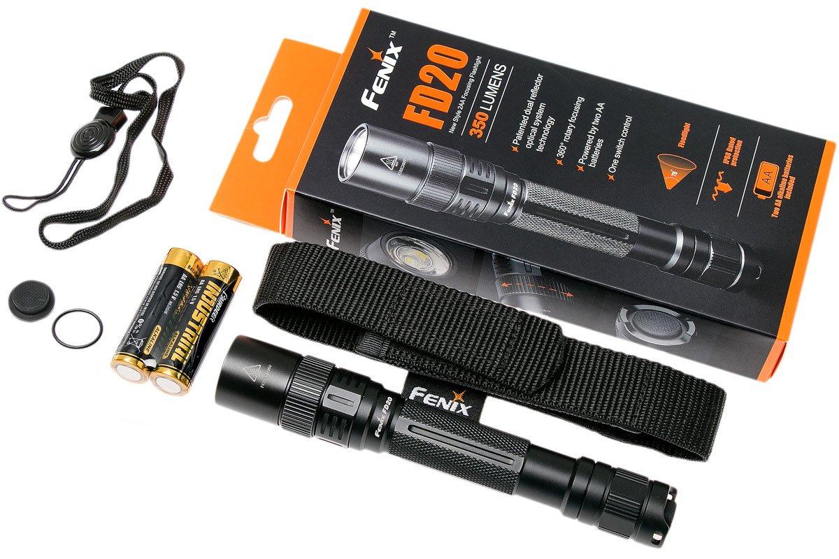Fenix FD20 focussable LED flashlight on AA-batteries | Advantageously ...