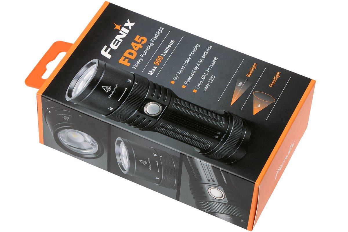 Fenix FD45 focusable LED flashlight on AA-batteries | Advantageously ...