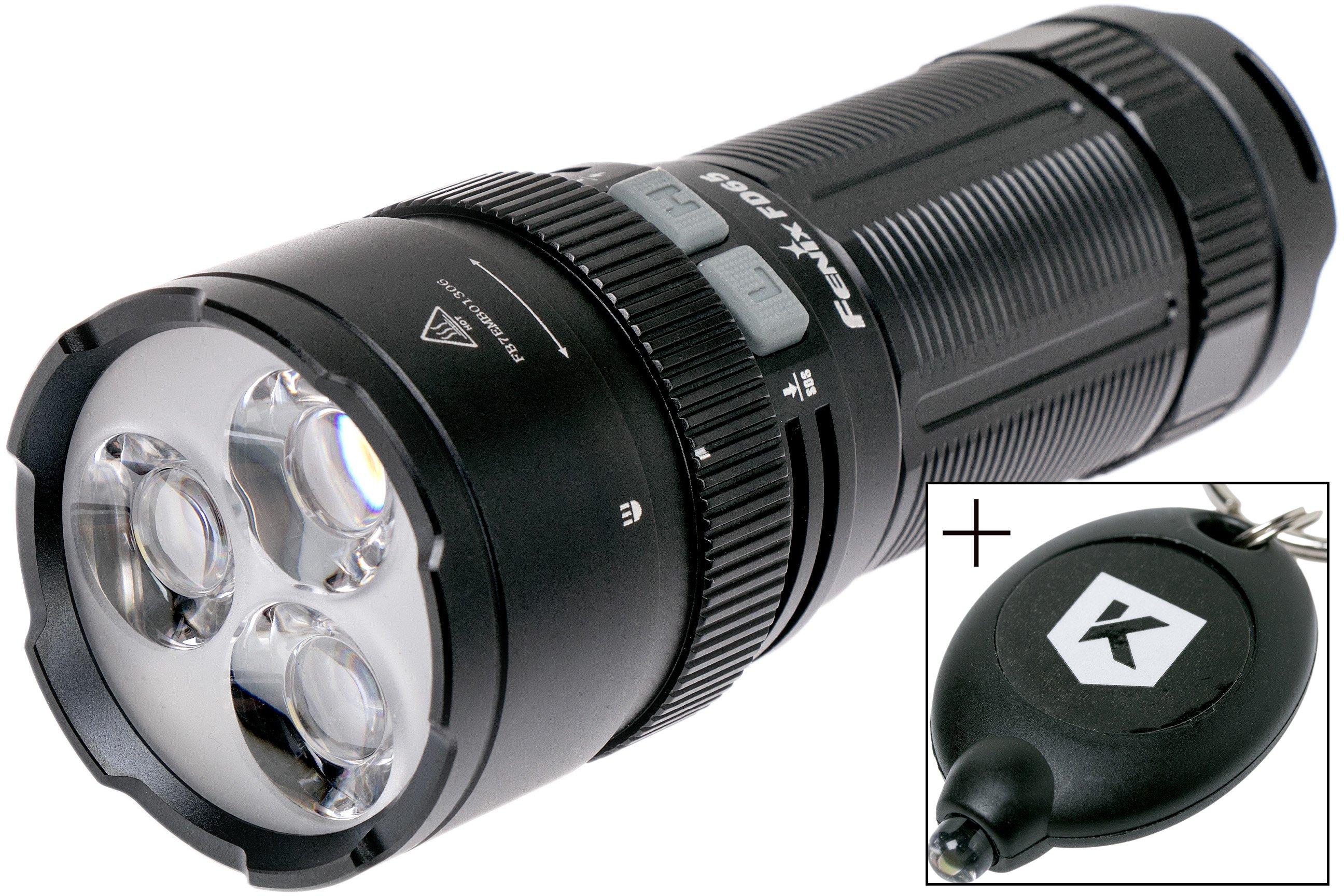 Fenix FD65 focusing LED flashlight, 3800 lumens | Advantageously ...