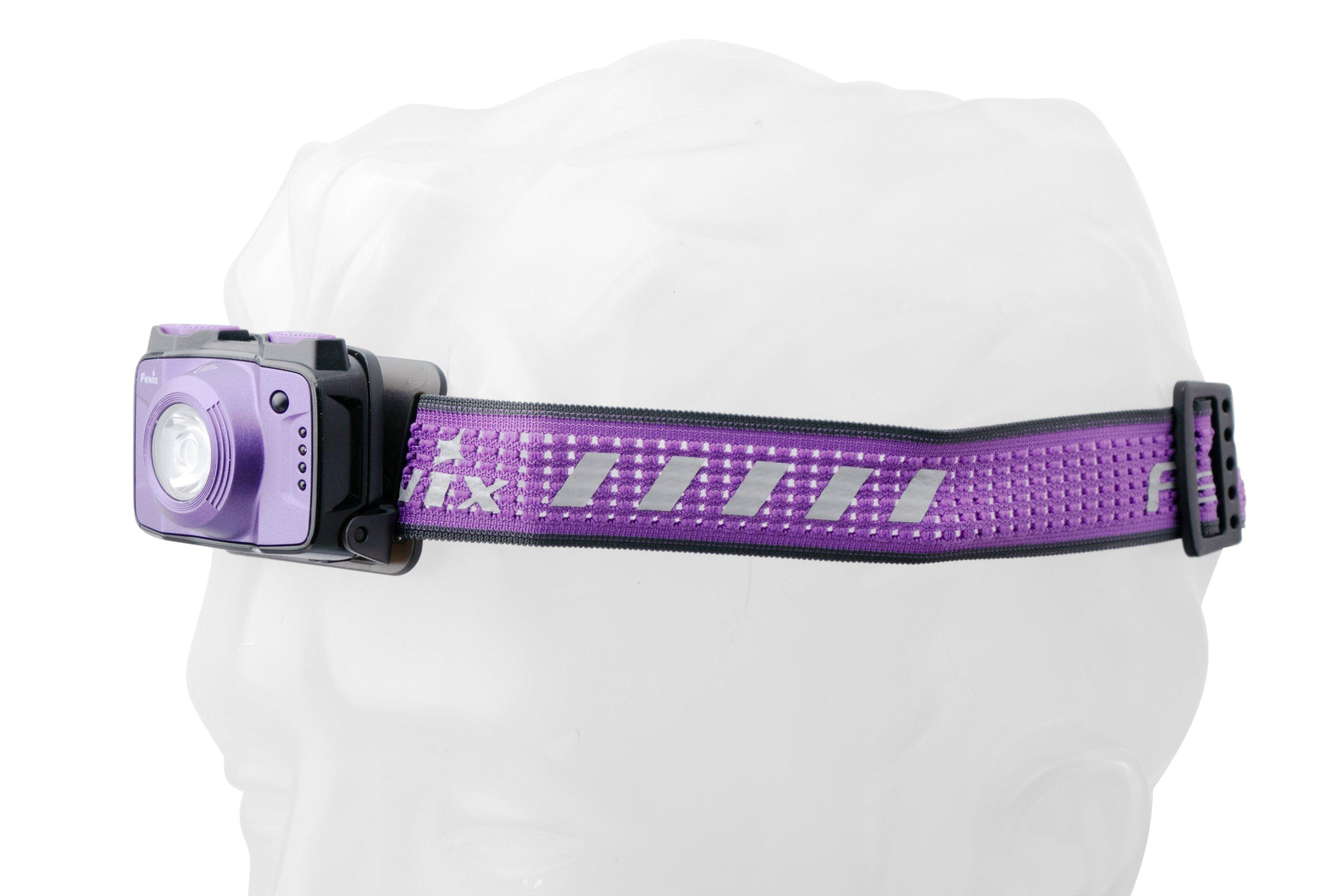Fenix HL12R-P V2.0 rechargeable head torch, 500 lumens, purple ...