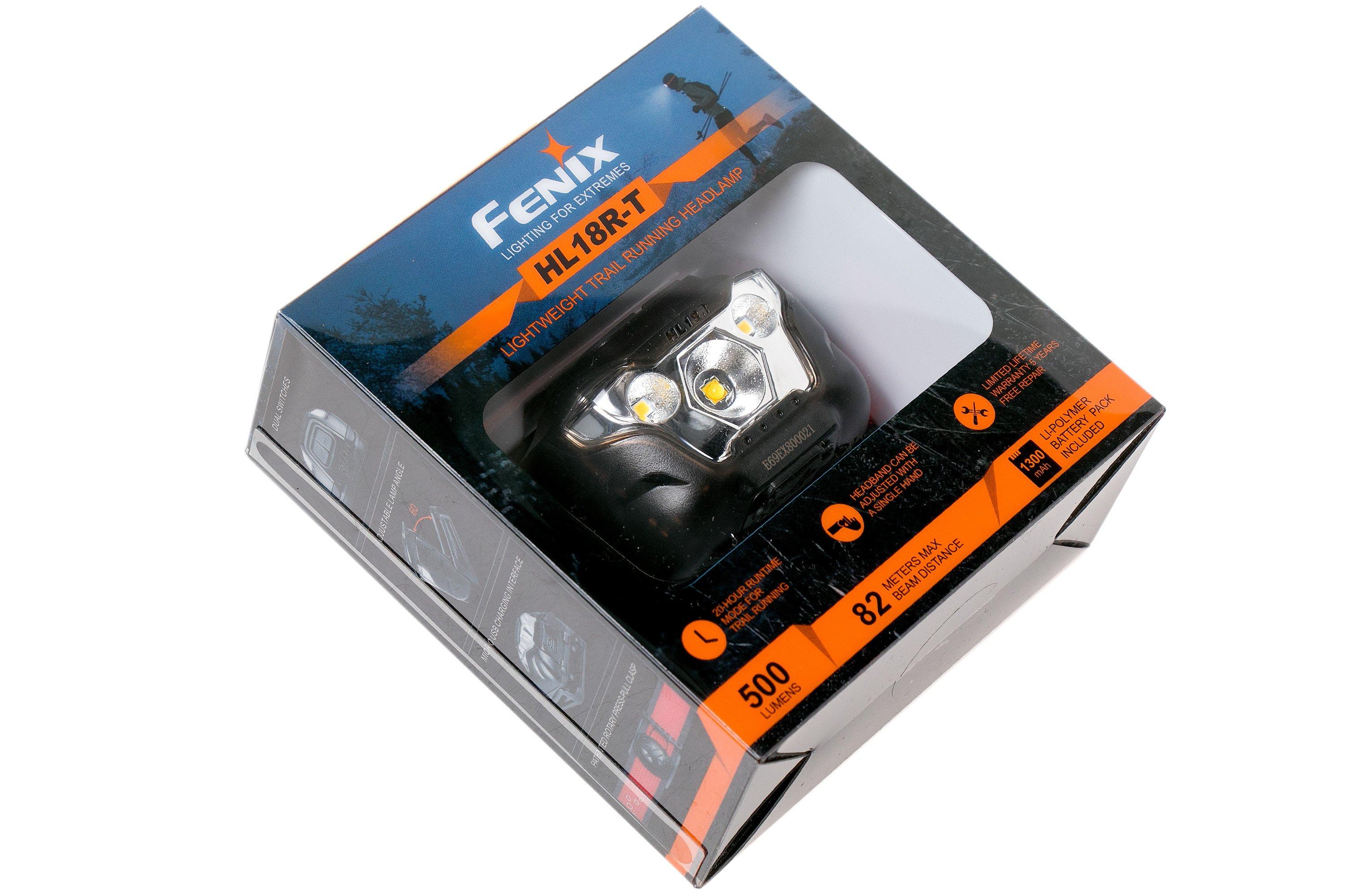 Fenix HL18R-T oplaadbare hoofdlamp, 500 lumen | Voordelig kopen bij knivesandtools.be