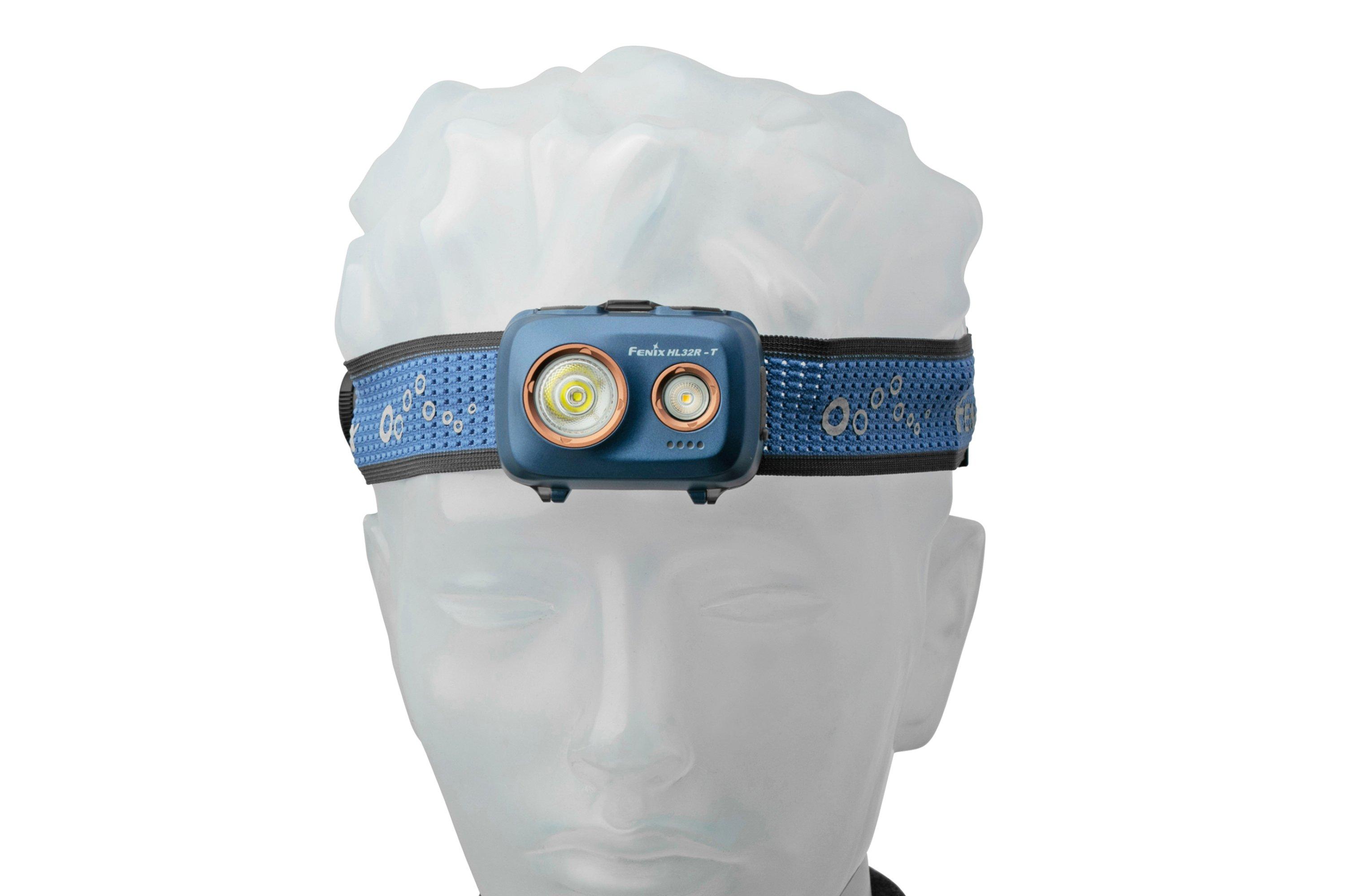 Fenix HL32R-T-Blue rechargeable head torch, 800 lumens | Advantageously ...