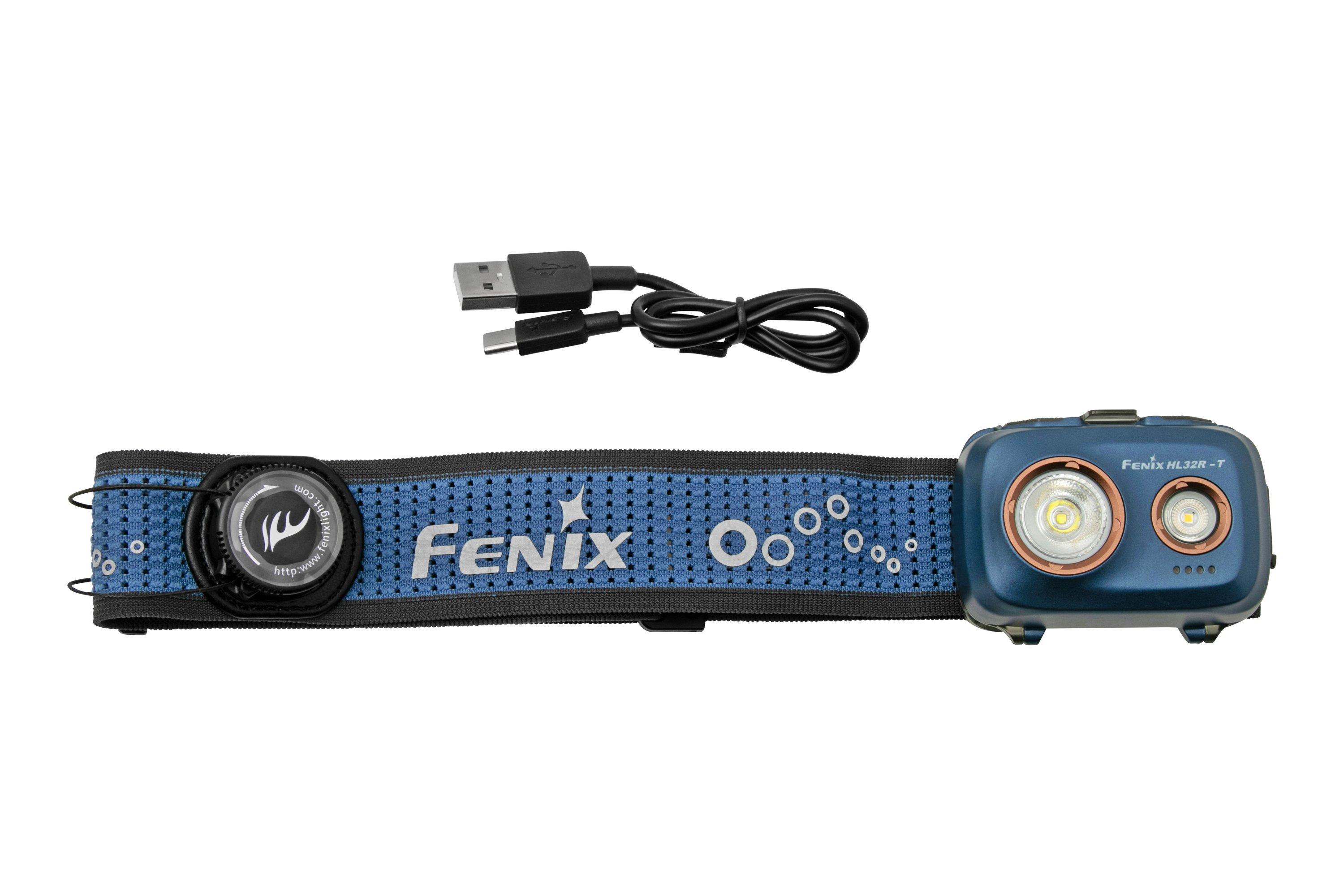 Fenix HL32R-T-Blue rechargeable head torch, 800 lumens | Advantageously ...