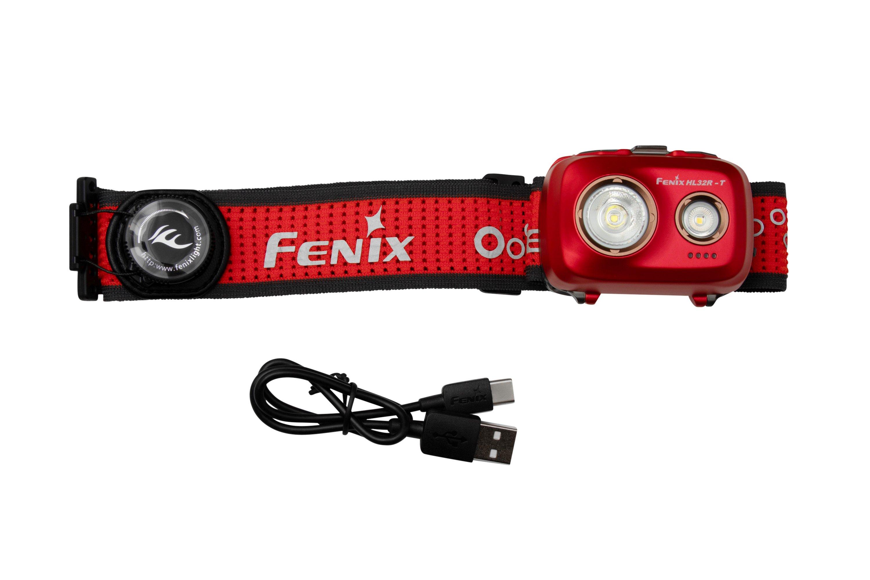 Fenix HL32R-T Rose Red rechargeable head torch, 800 lumens ...