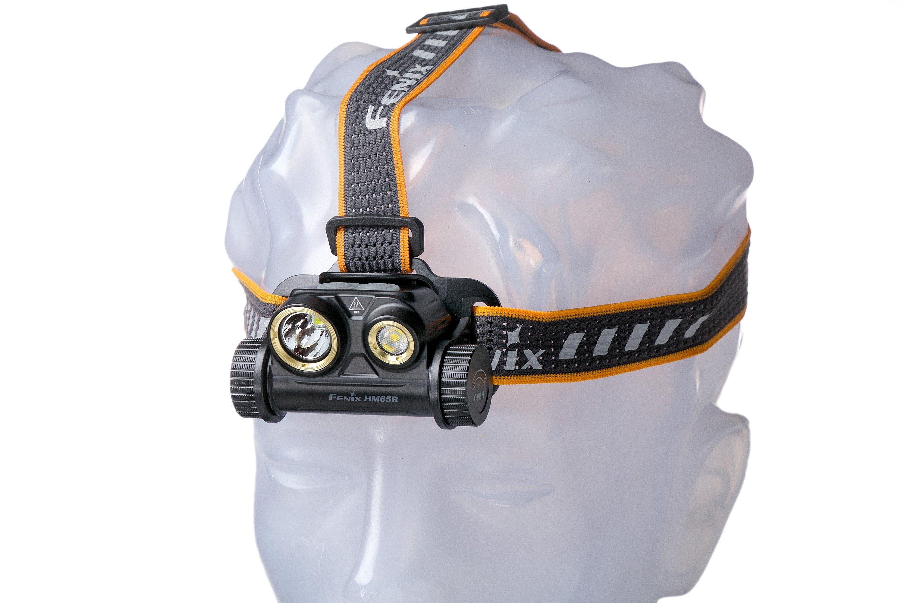 Fenix HM65R head torch with free Fenix E-LITE flashlight ...