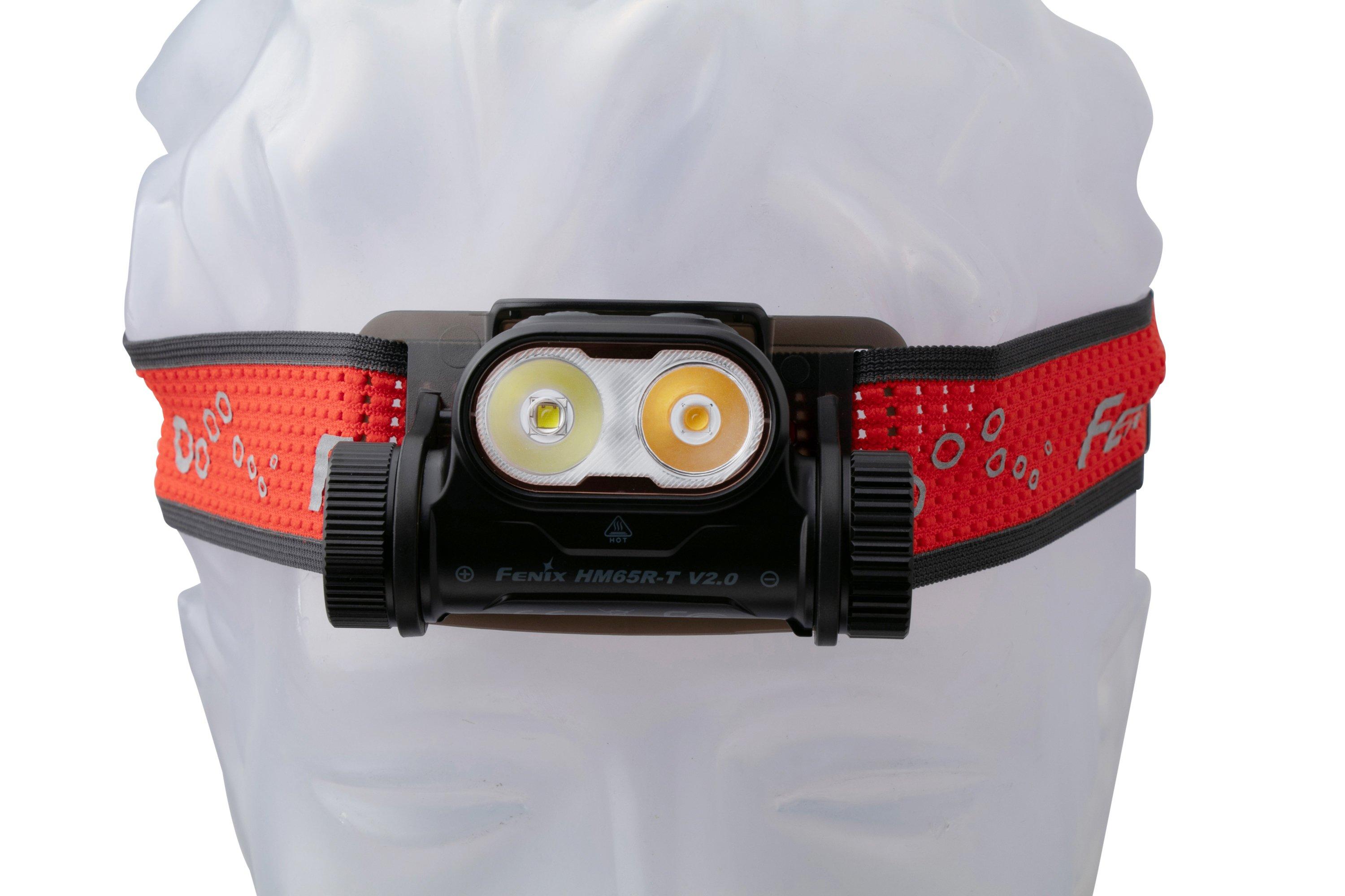Fenix HM65R-T V2.0 Black, oplaadbare hoofdlamp, 1600 lumen | Voordelig ...