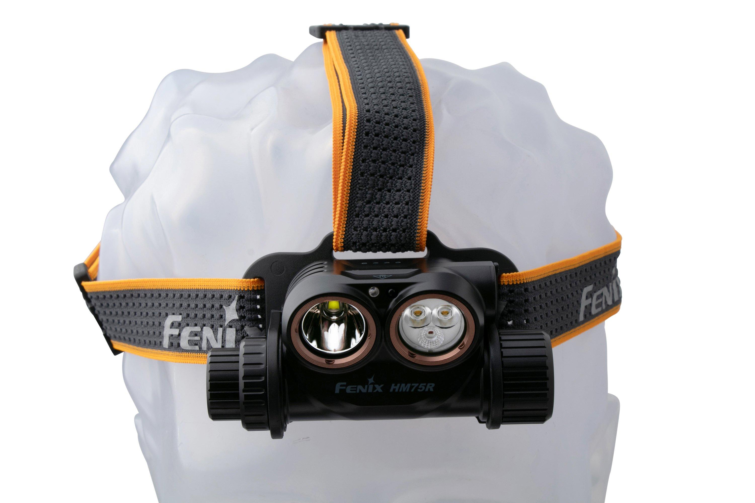 Fenix HM75R oplaadbare hoofdlamp, 1600 lumen | Voordelig kopen bij knivesandtools.nl