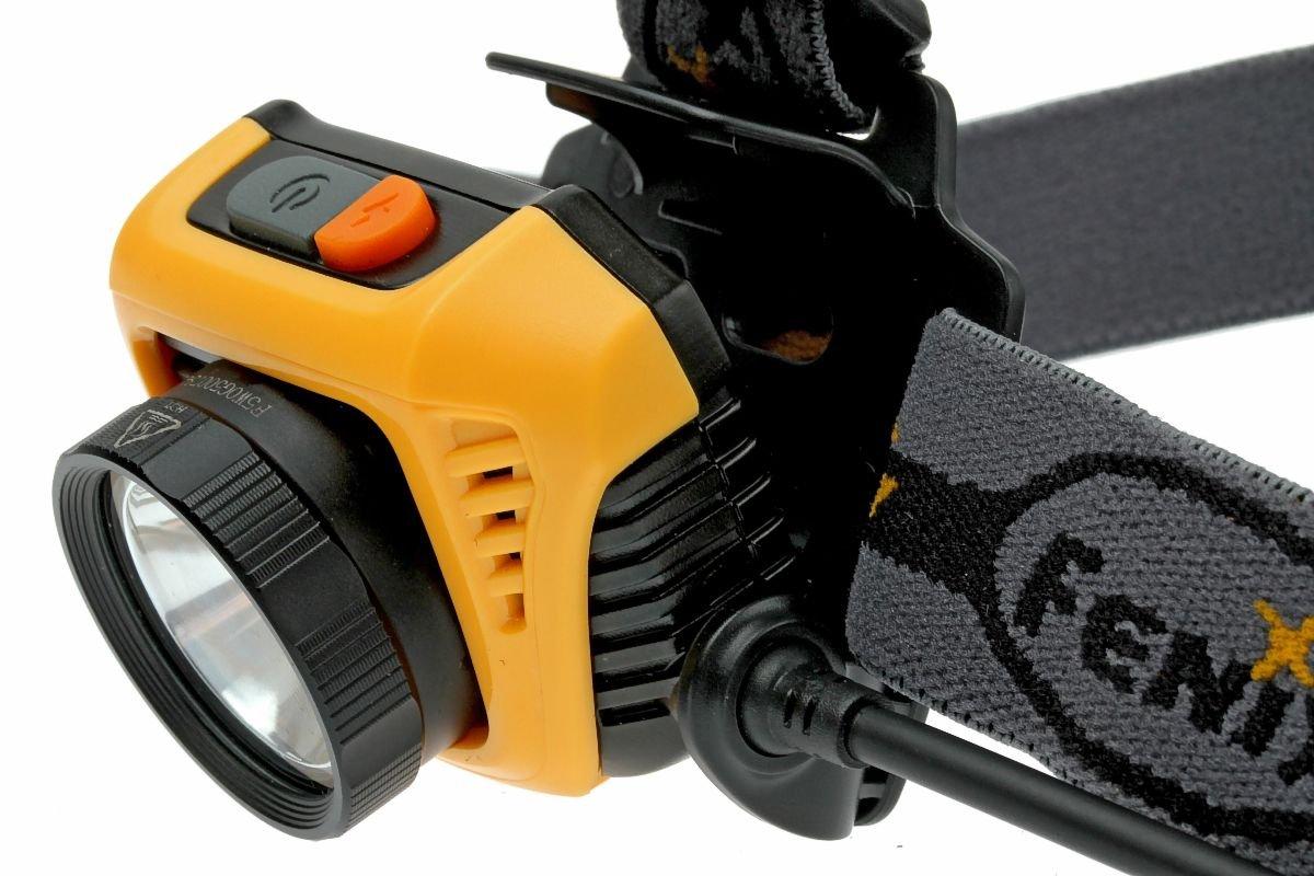 Fenix HP30 LED-hoofdlamp, oranje/zwart | Voordelig kopen bij knivesandtools.nl