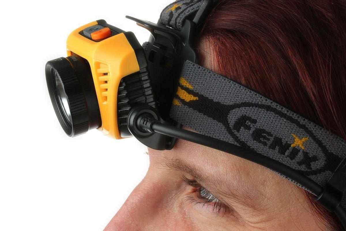 Fenix HP30 LED head lamp, orange/black | Advantageously shopping at ...