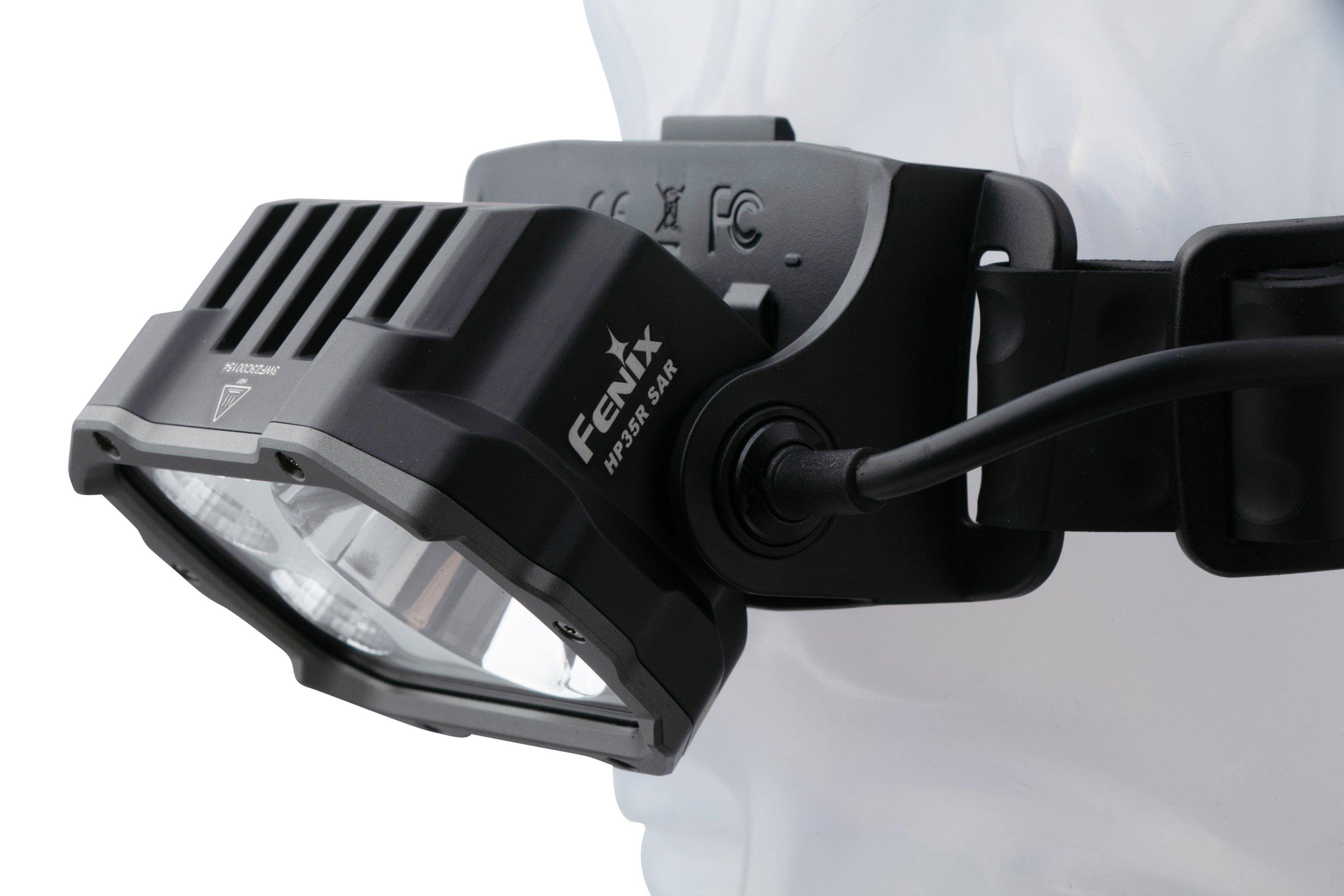 Fenix HP35R-SAR Search & Rescue, rechargeable head torch for helmet ...