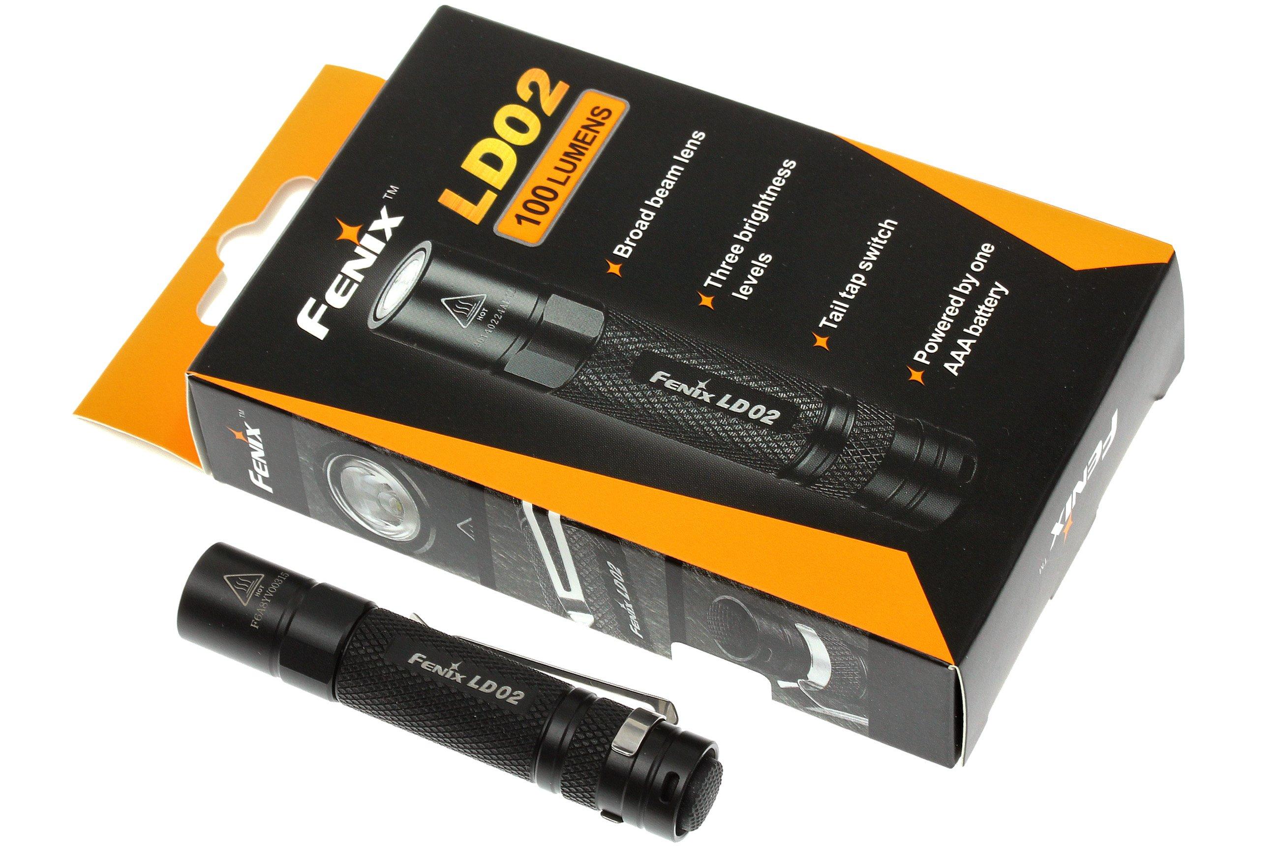 Fenix LD02 LED-torch | Advantageously shopping at Knivesandtools.co.uk