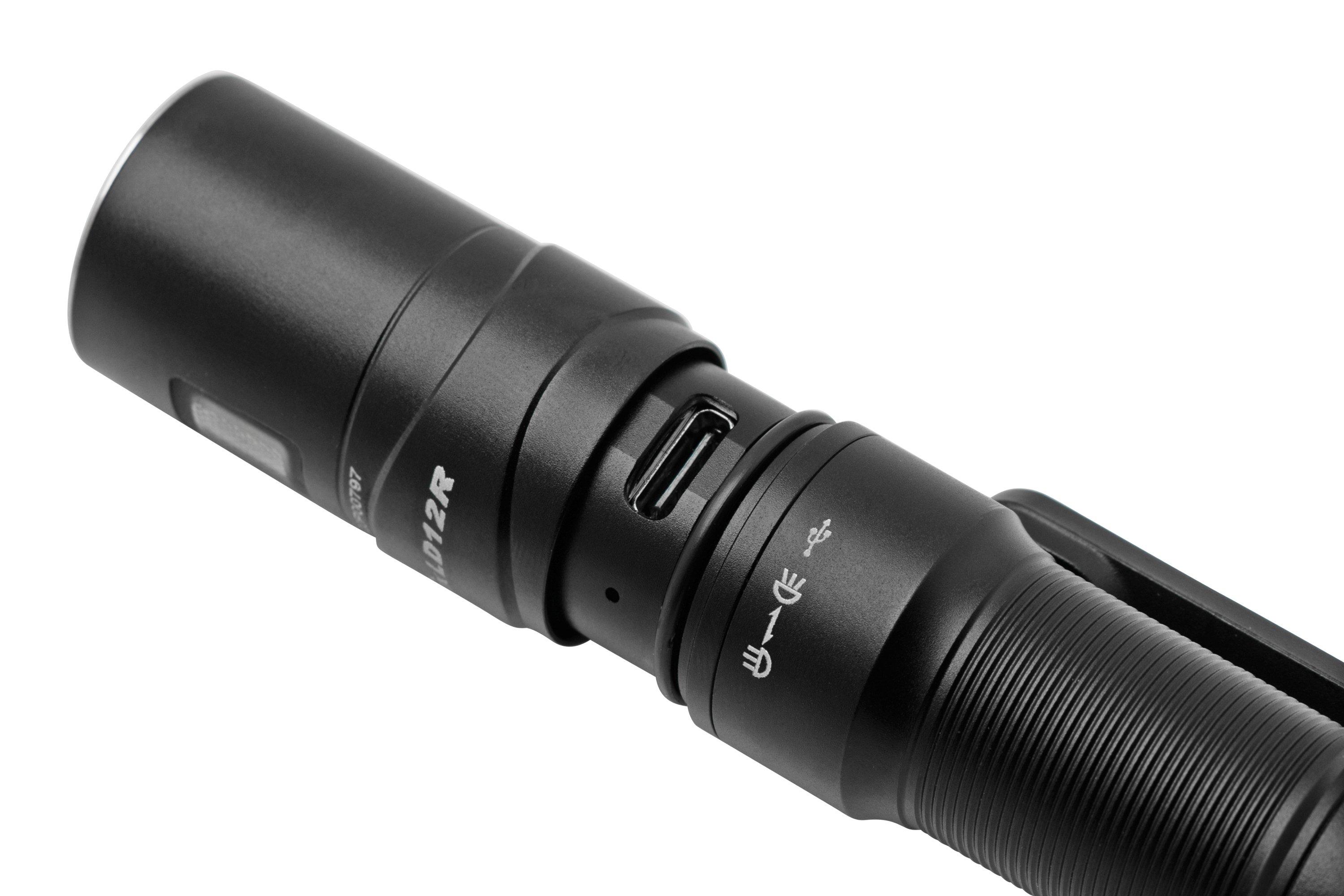 Fenix LD12R rechargeable LED flashlight, 600 lumens | Advantageously ...