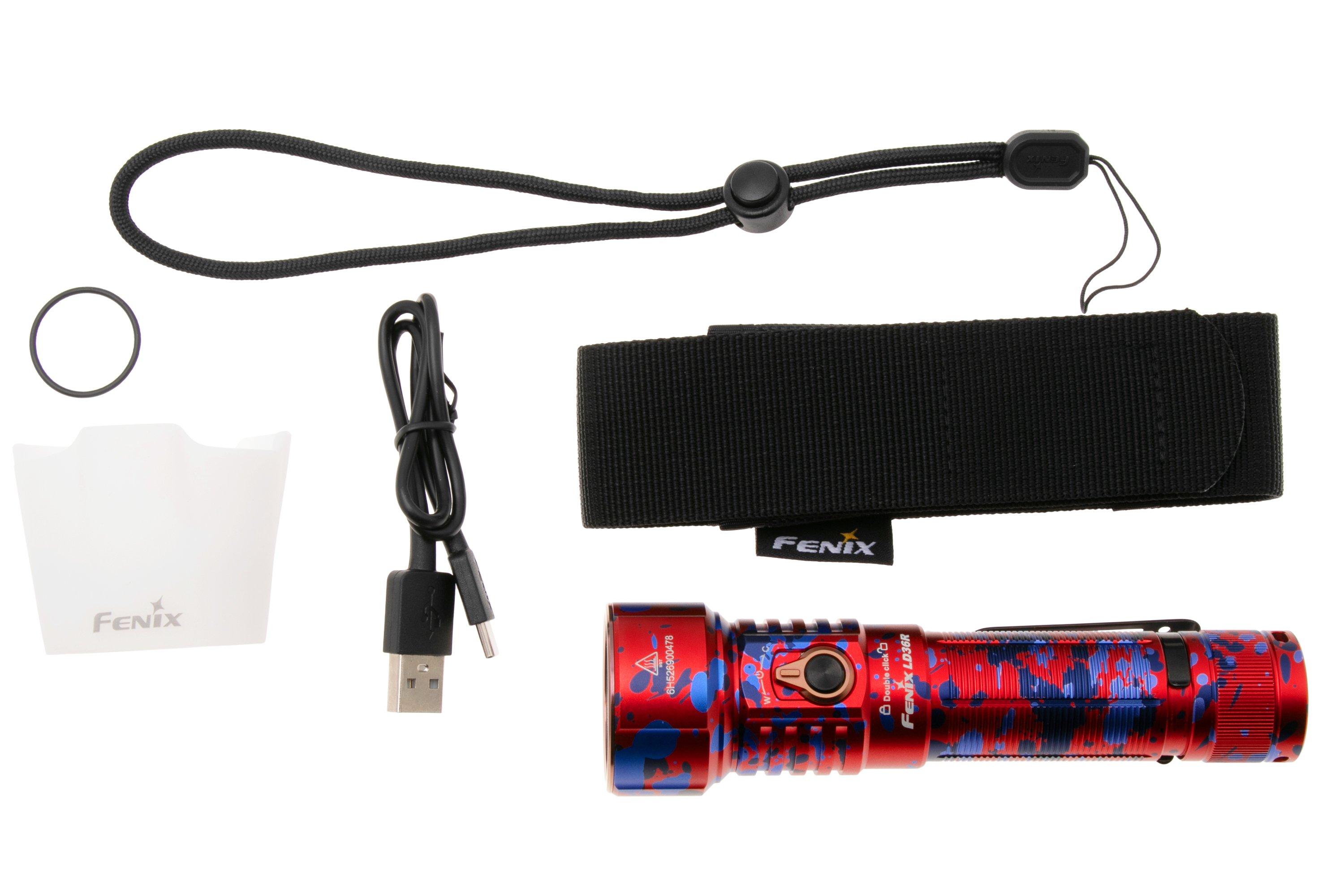 Fenix LD36R Flame Camo rechargeable flashlight, 3600 lumens ...