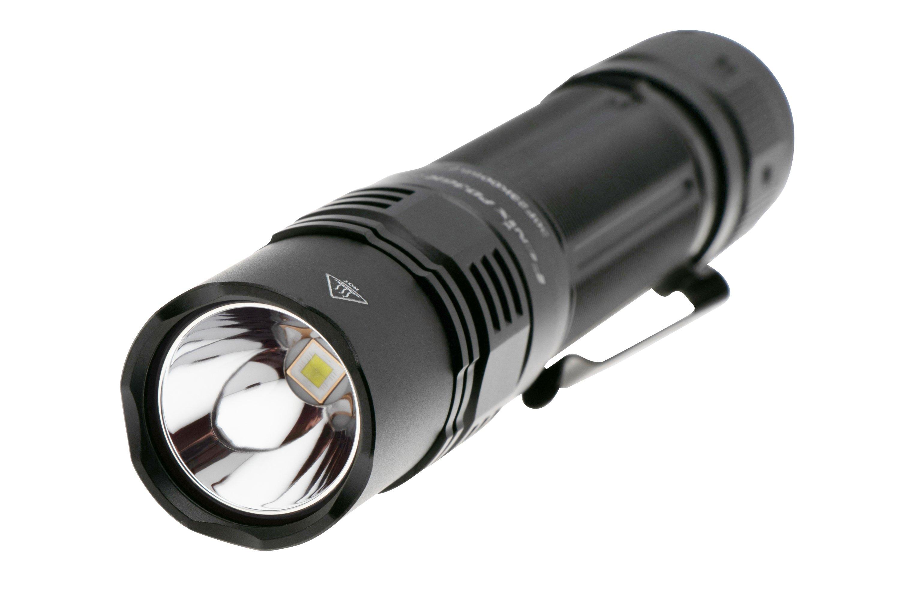 Fenix PD36R Pro tactical flashlight wet with Fenix MINI-LITE ...