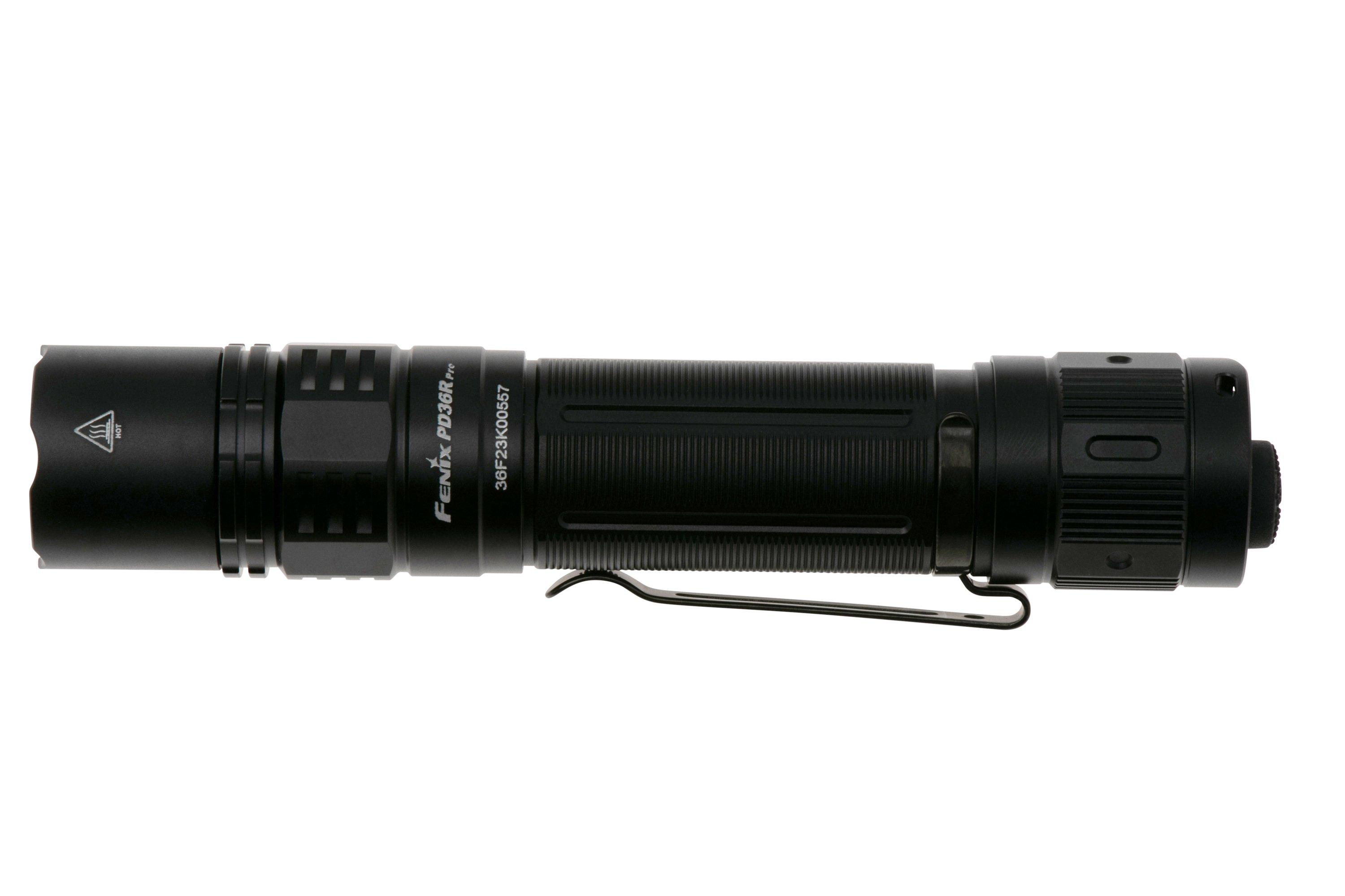 Fenix PD36R Pro tactical flashlight wet with Fenix MINI-LITE ...