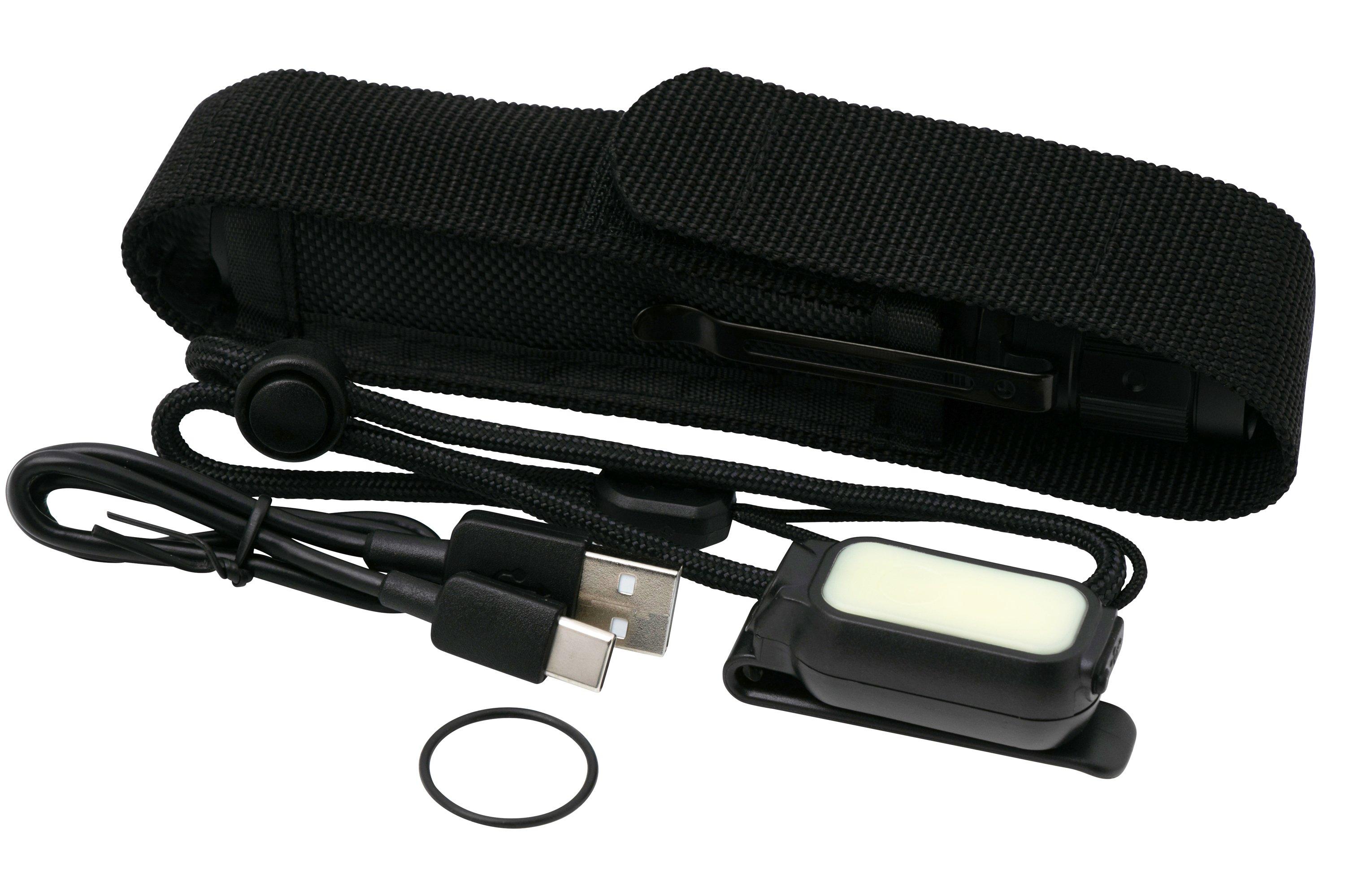 Fenix PD36R Pro tactical flashlight wet with Fenix MINI-LITE ...