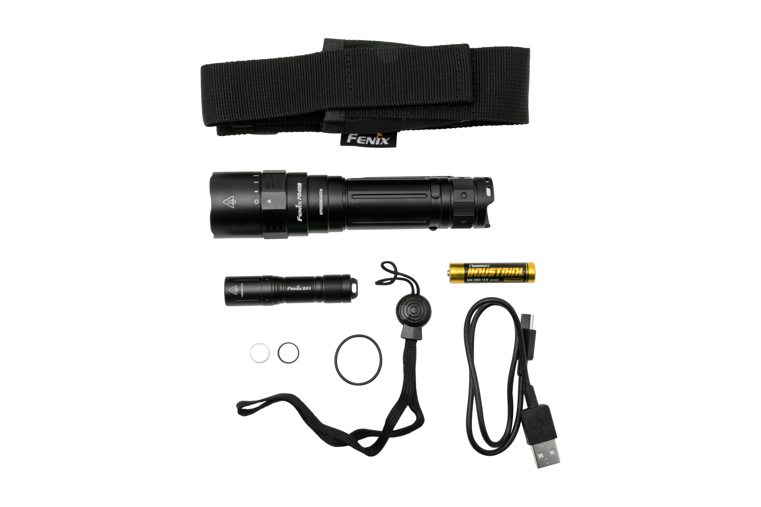 Fenix PD40R V2.0 & E01 V2.0 LED Flashlight, set | Advantageously ...