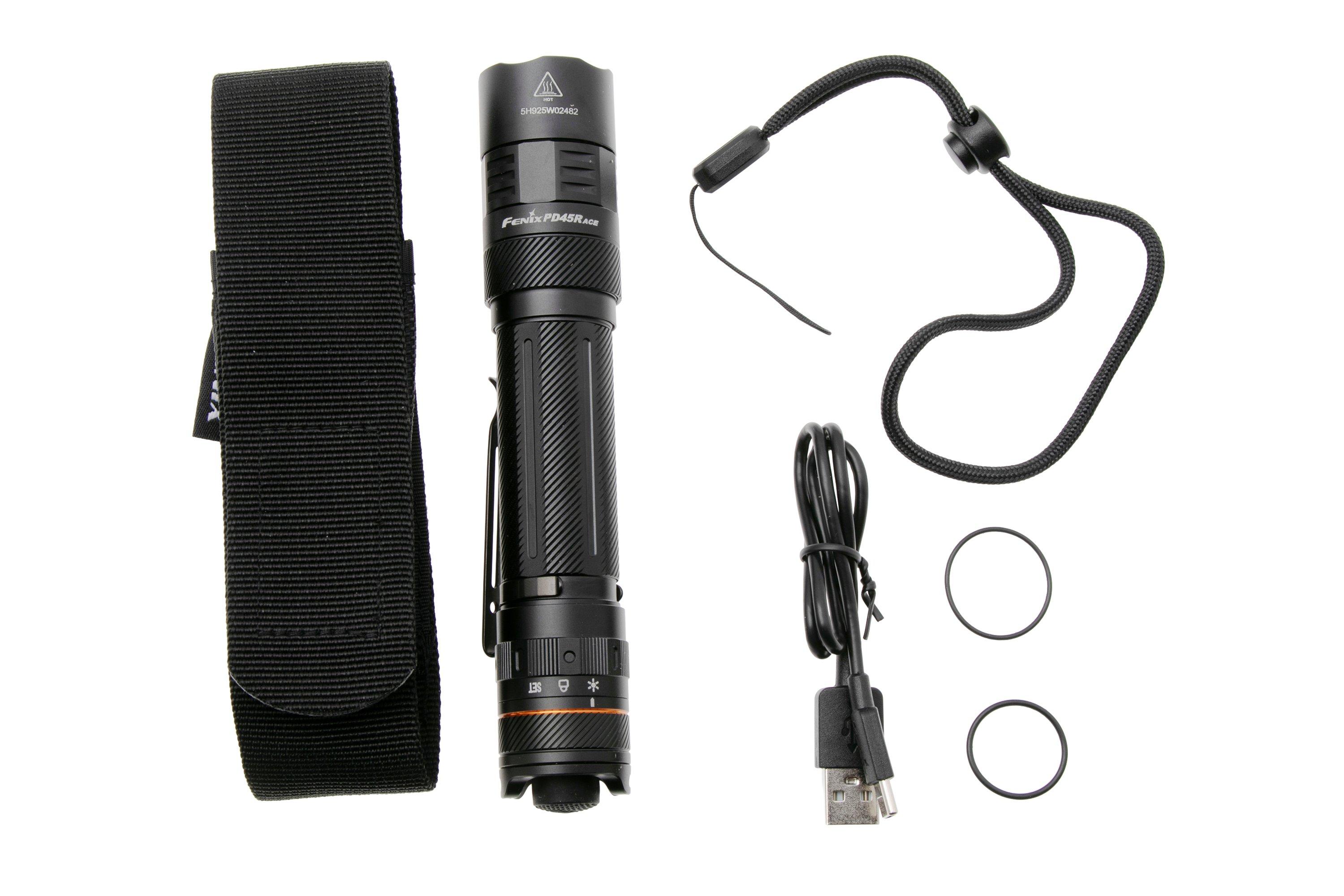 Fenix PD45R ACE programmable flashlight, 3200 lumens | Advantageously ...