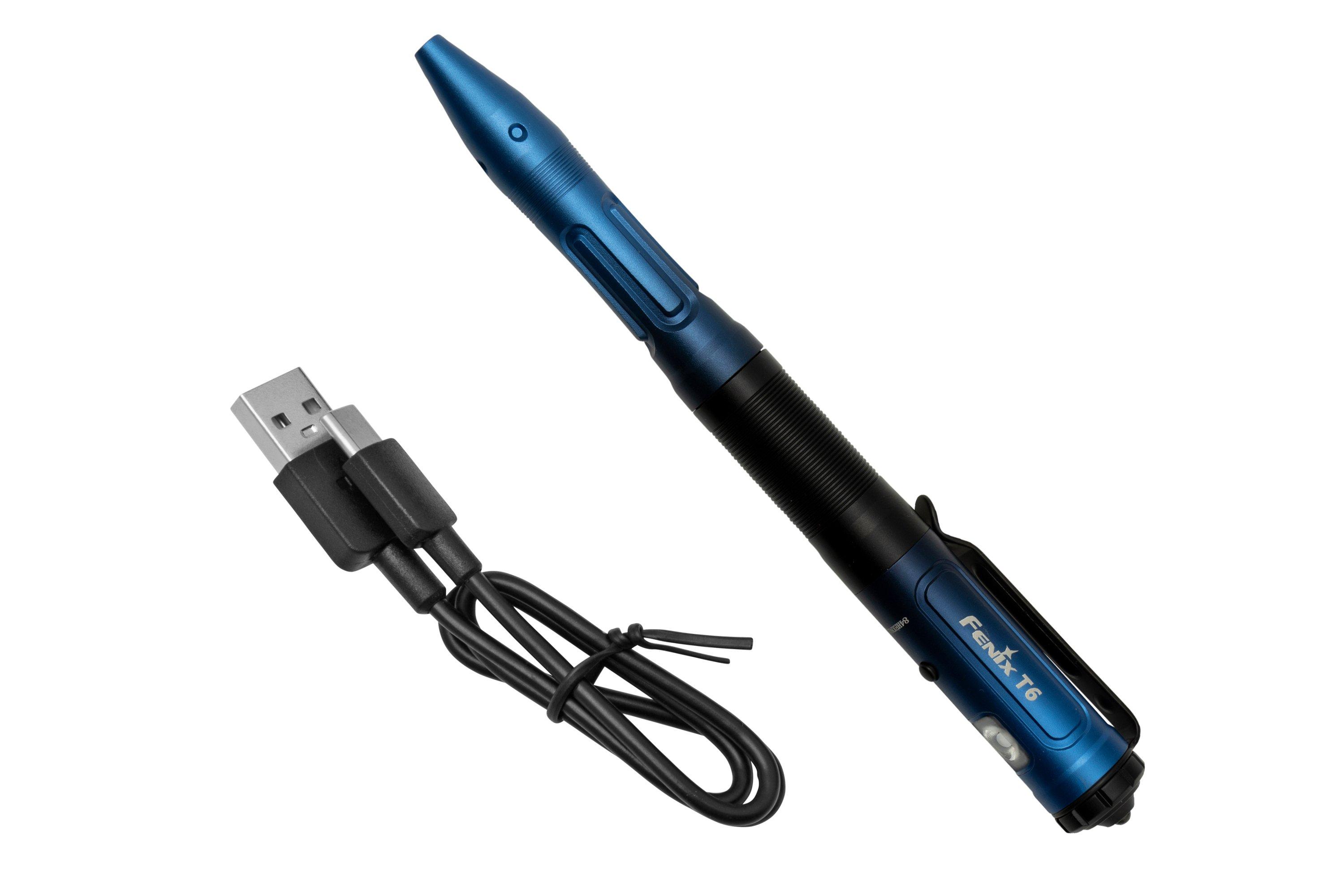 Fenix T6, blue, tactical pen with flashlight | Advantageously shopping ...