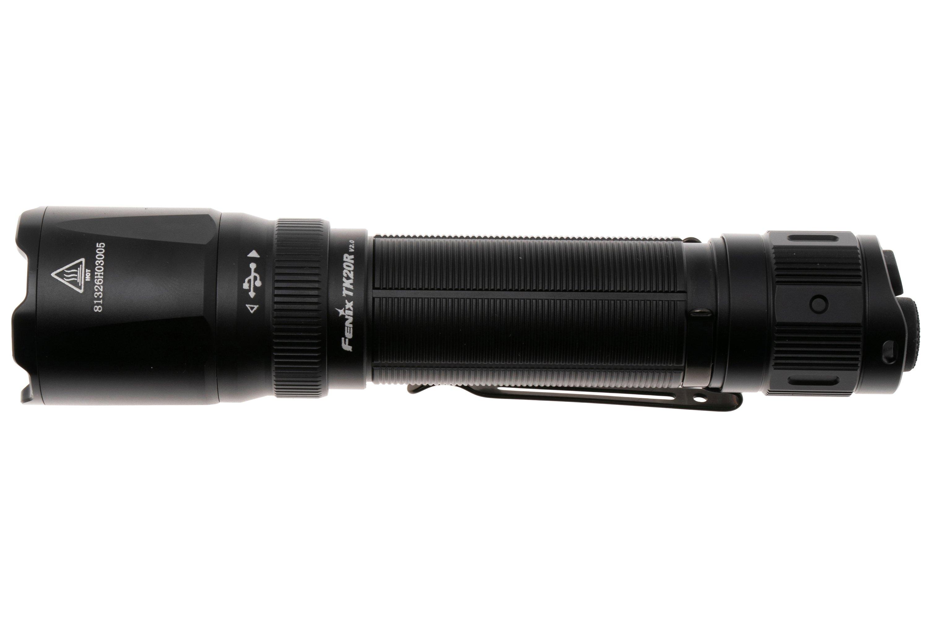 Fenix TK20R V2.0, 3000 lumens rechargeable flashlight with T5 tactical ...