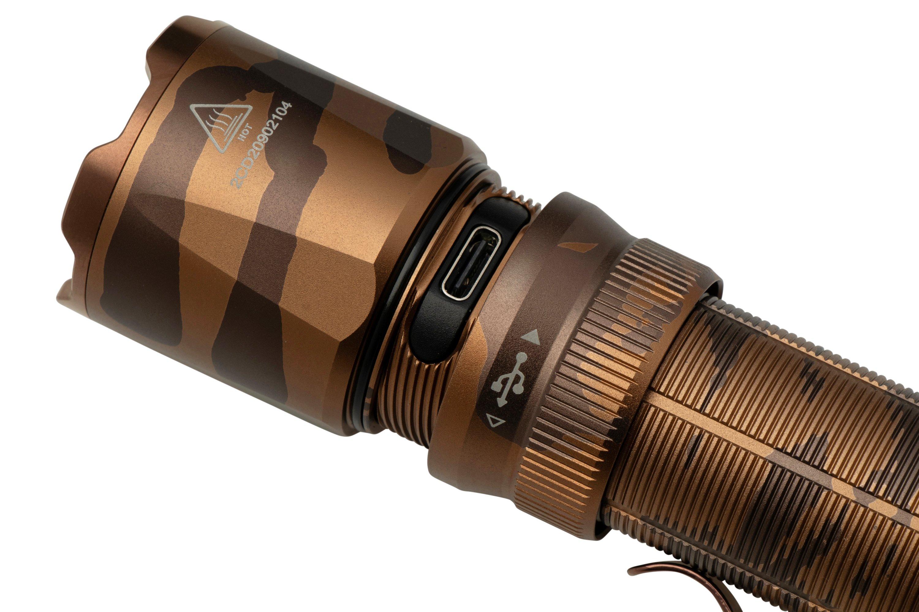 Fenix TK20R UE Desert Camo, rechargeable flashlight, 2800 lumens ...