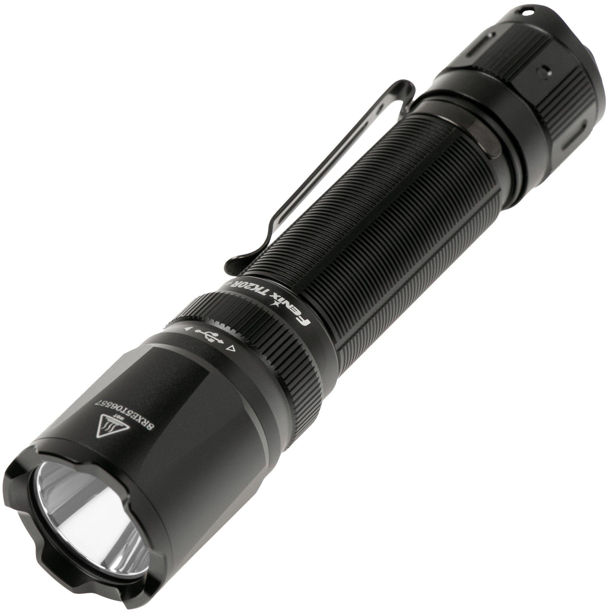 Fenix TK20R tactical rechargeable LED torch | Advantageously shopping ...