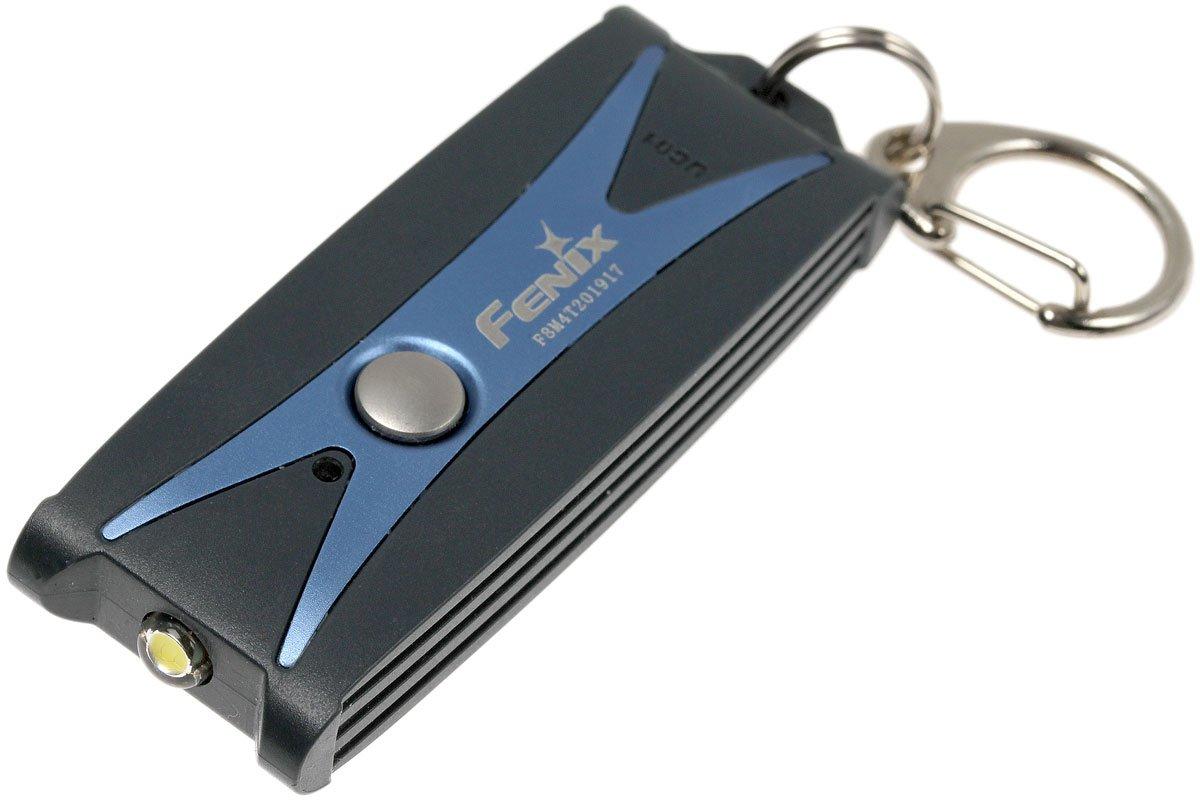 Fenix UC01 rechargeable LED keychain torch, Matte Blue | Advantageously ...