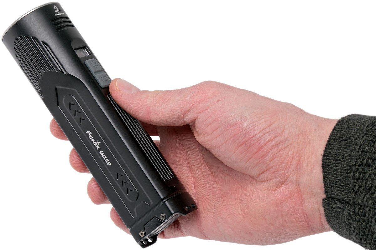 Fenix UC52 rechargeable LED flashlight with OLED-display ...
