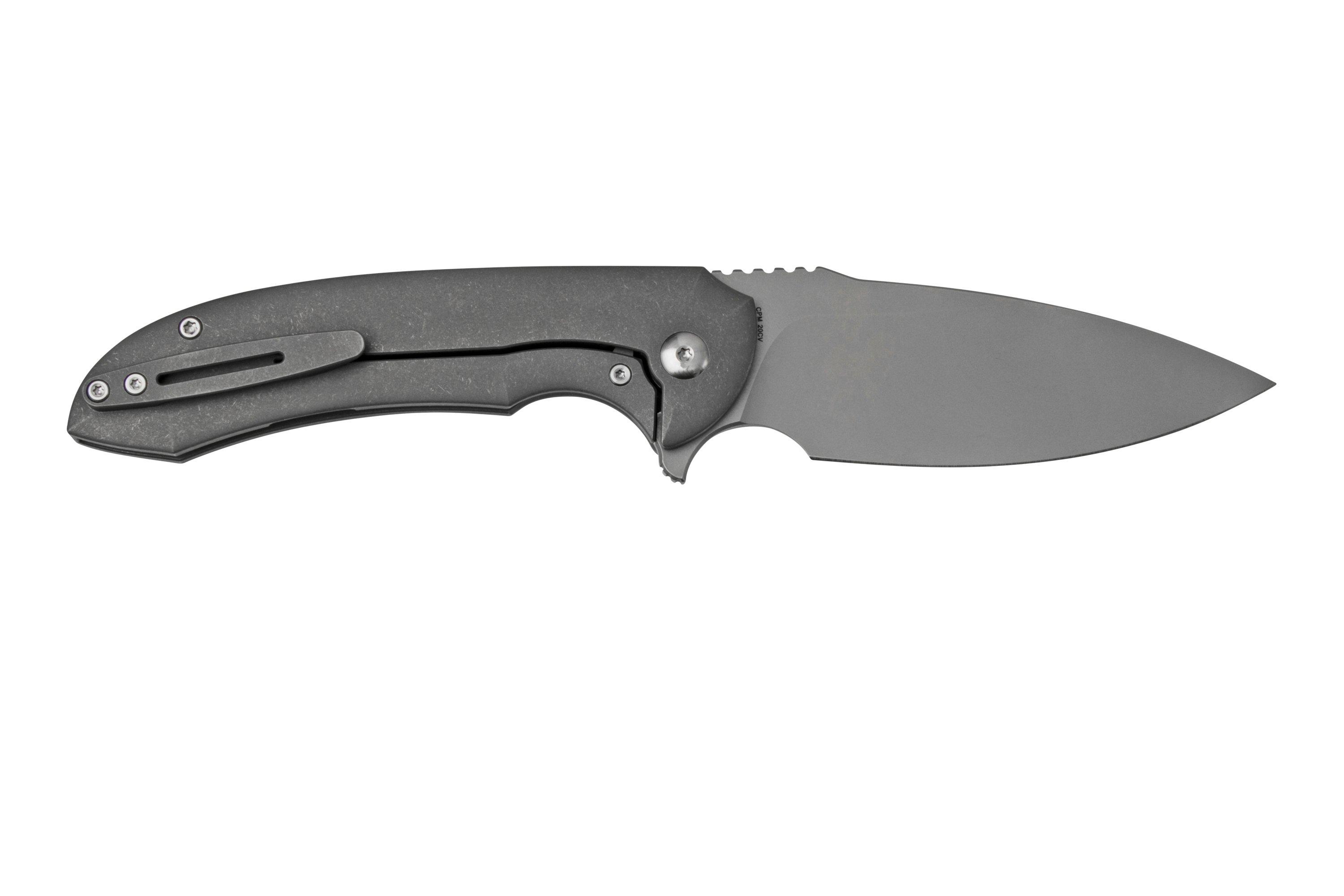 Ferrum Forge Allurus ALL-SW Stonewashed Titanium, zakmes | Voordelig ...