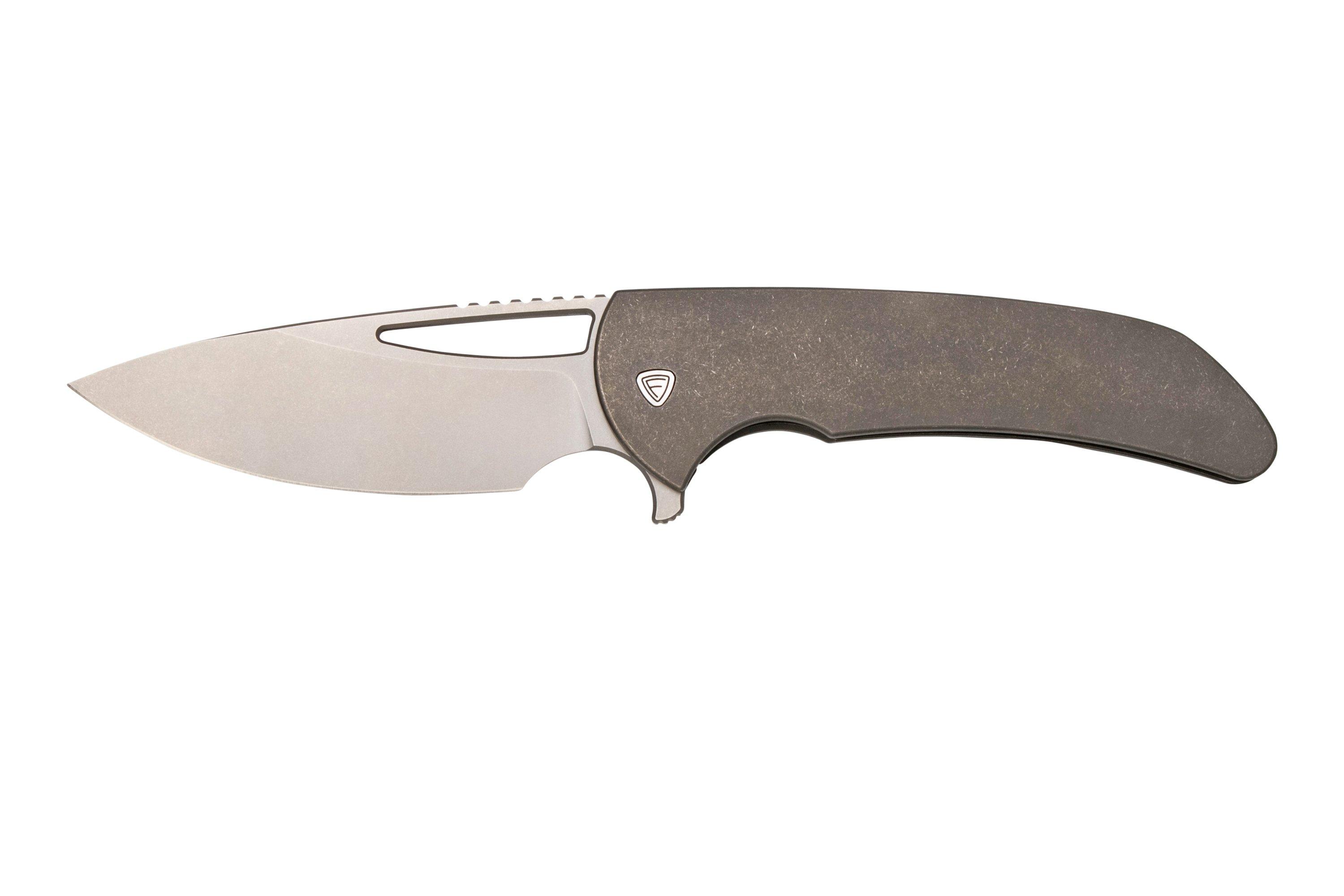 Ferrum Forge Archbishop 3.0 Stonewashed Grey ARB3-SW pocket knife ...
