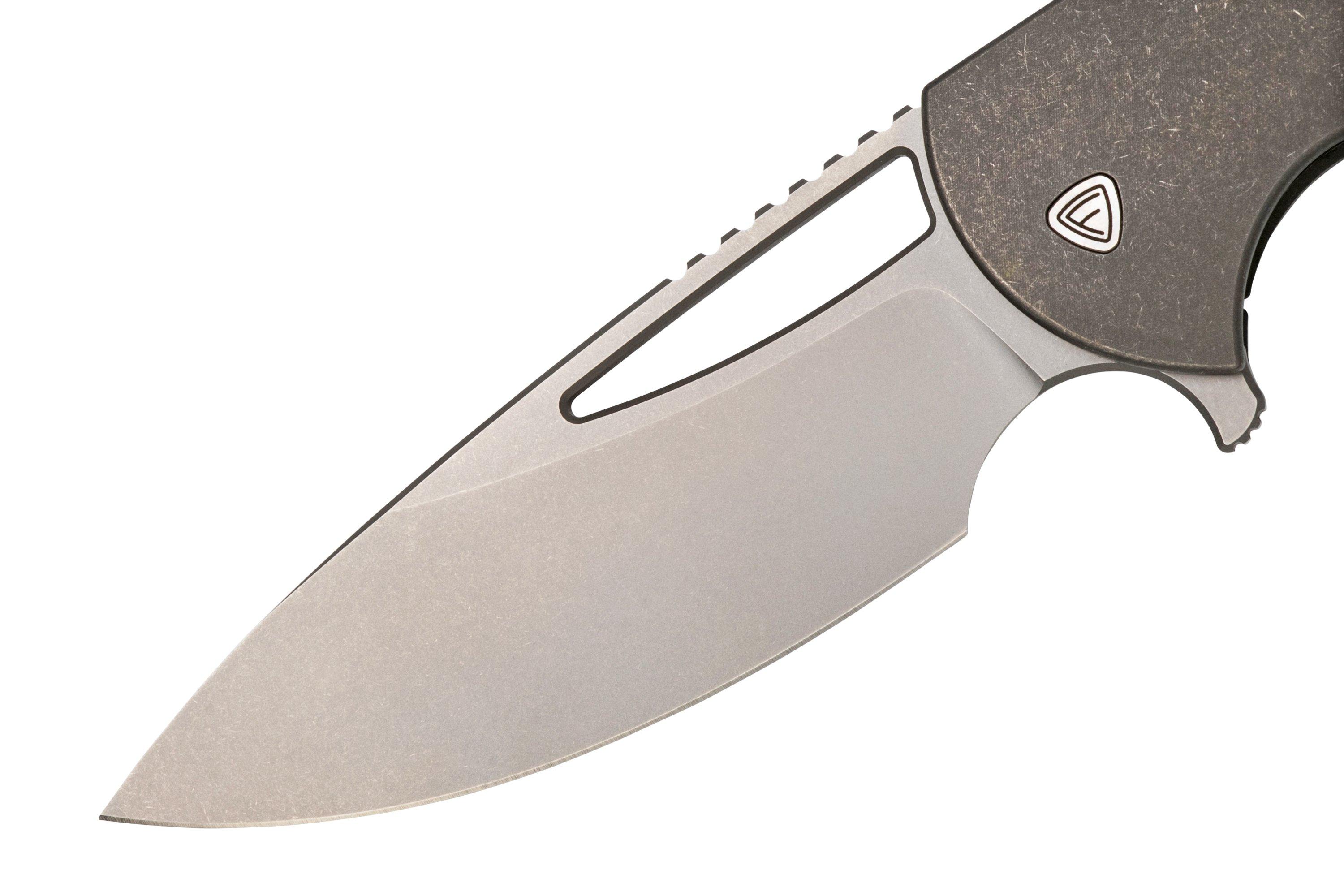 Ferrum Forge Archbishop 3.0 Stonewashed Grey ARB3-SW coltello da tasca ...