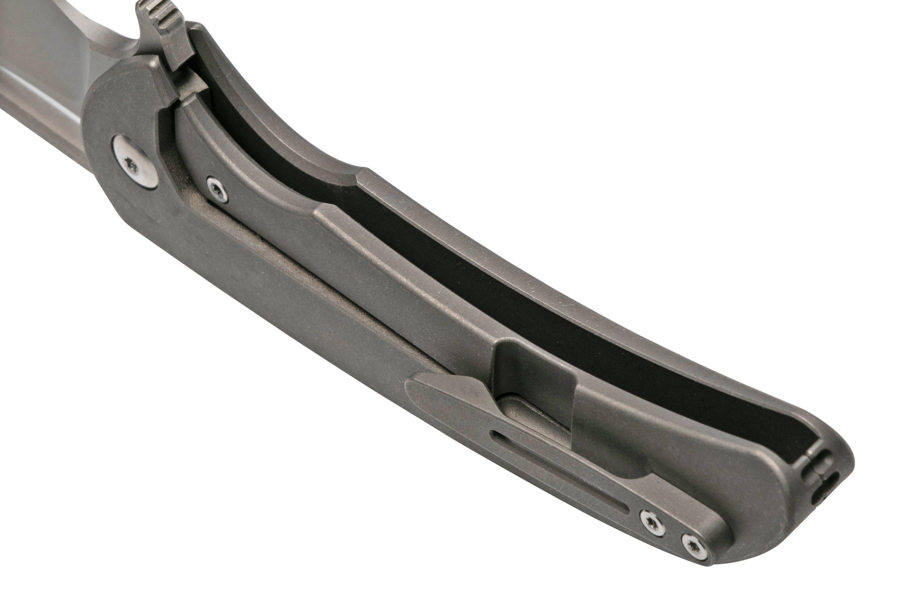 Ferrum Forge Archbishop 3.0 Stonewashed Grey ARB3-SW pocket knife ...