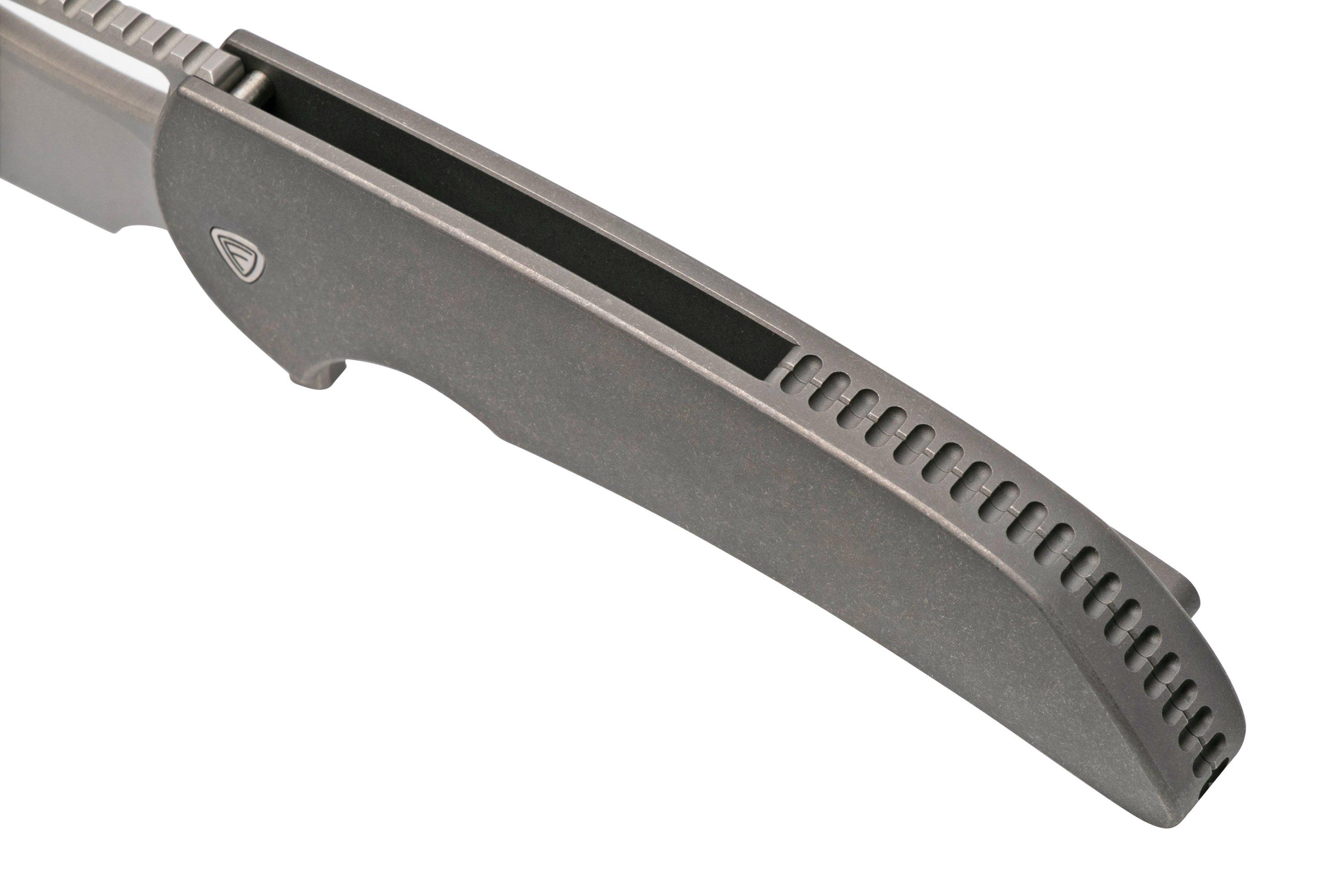 Ferrum Forge Archbishop 3.0 Stonewashed Grey ARB3-SW pocket knife ...