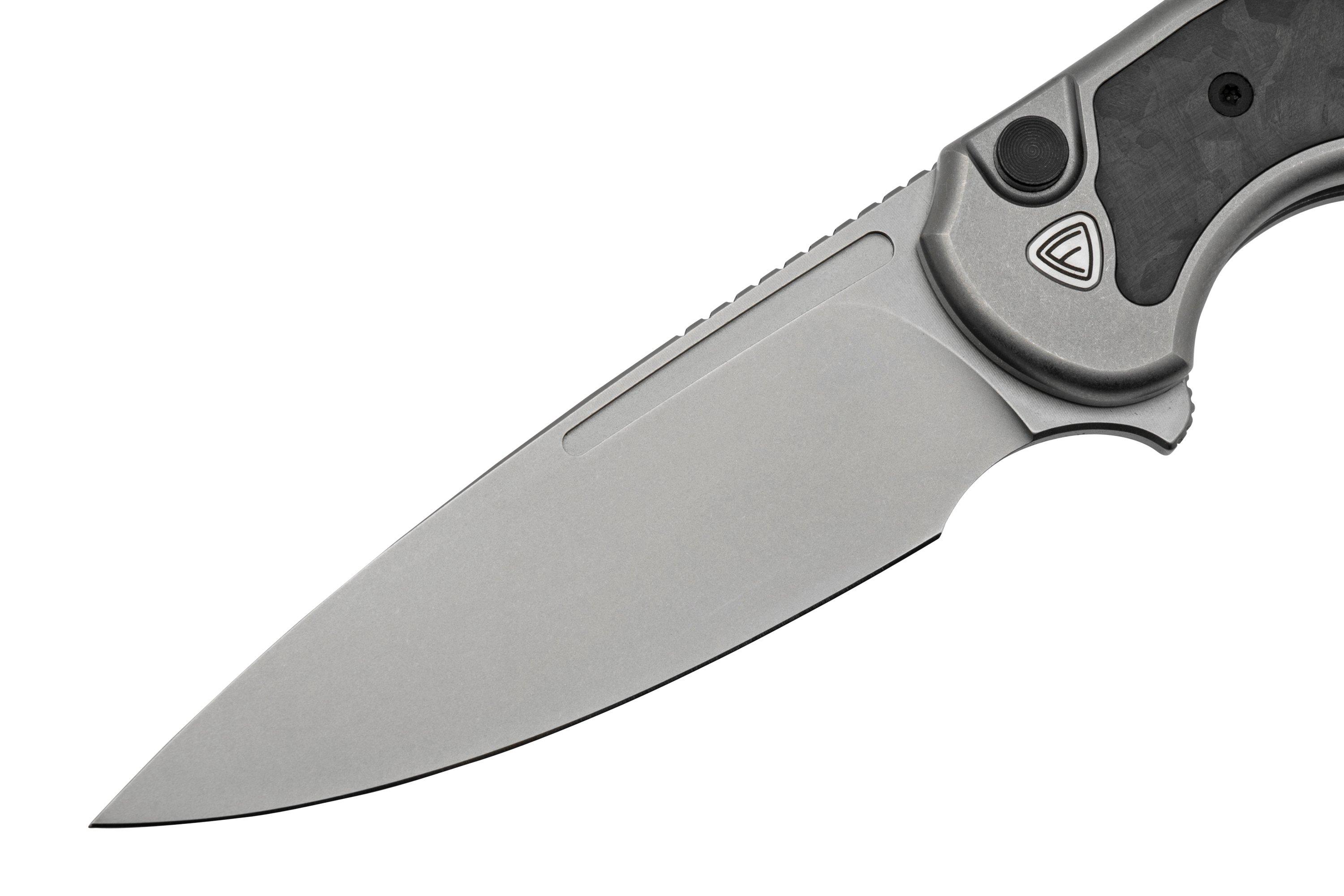 Ferrum Forge Stinger, Nitro V, Button Lock Shred CF, pocket knife ...