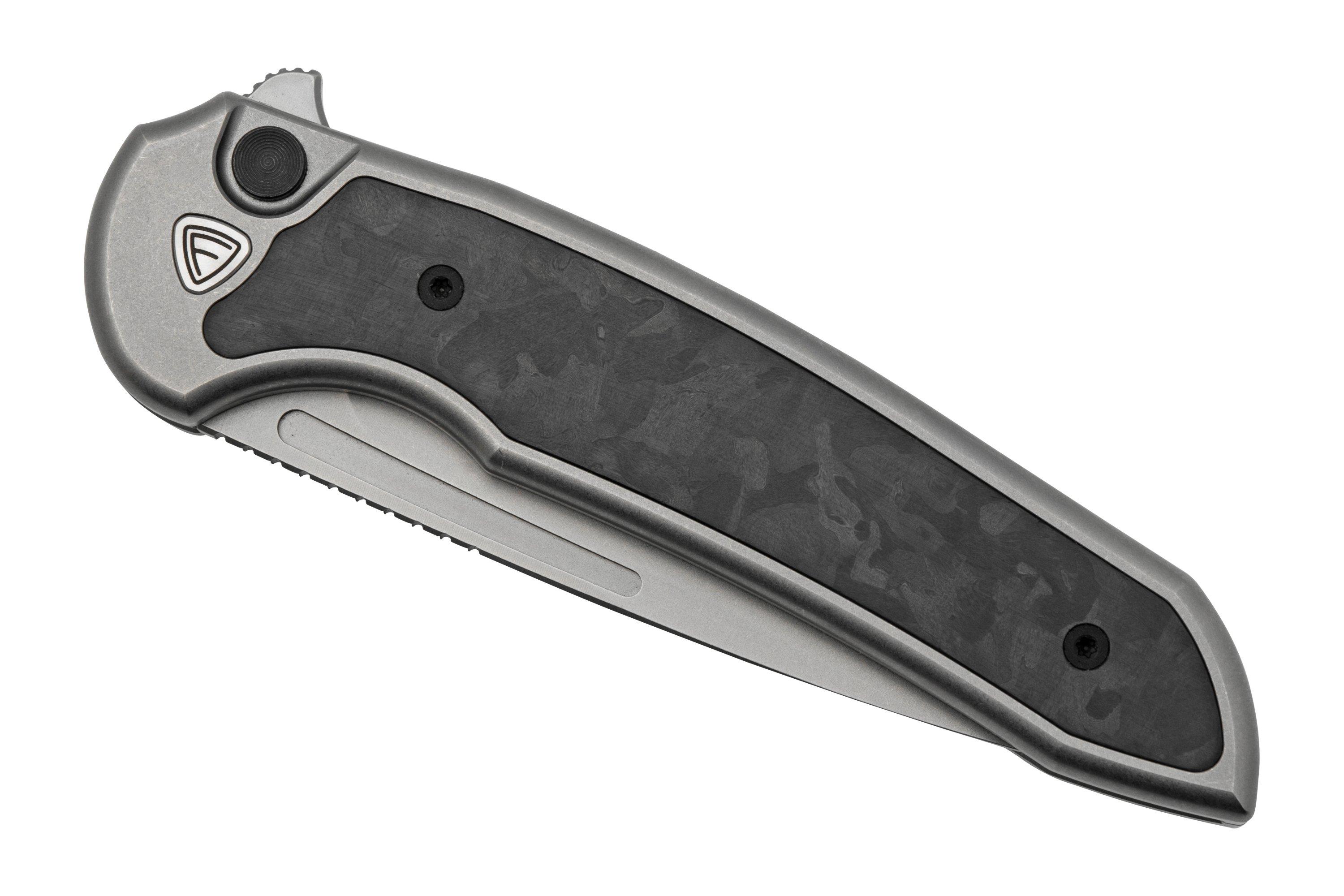 Ferrum Forge Stinger, Nitro V, Button Lock Shred CF, pocket knife ...
