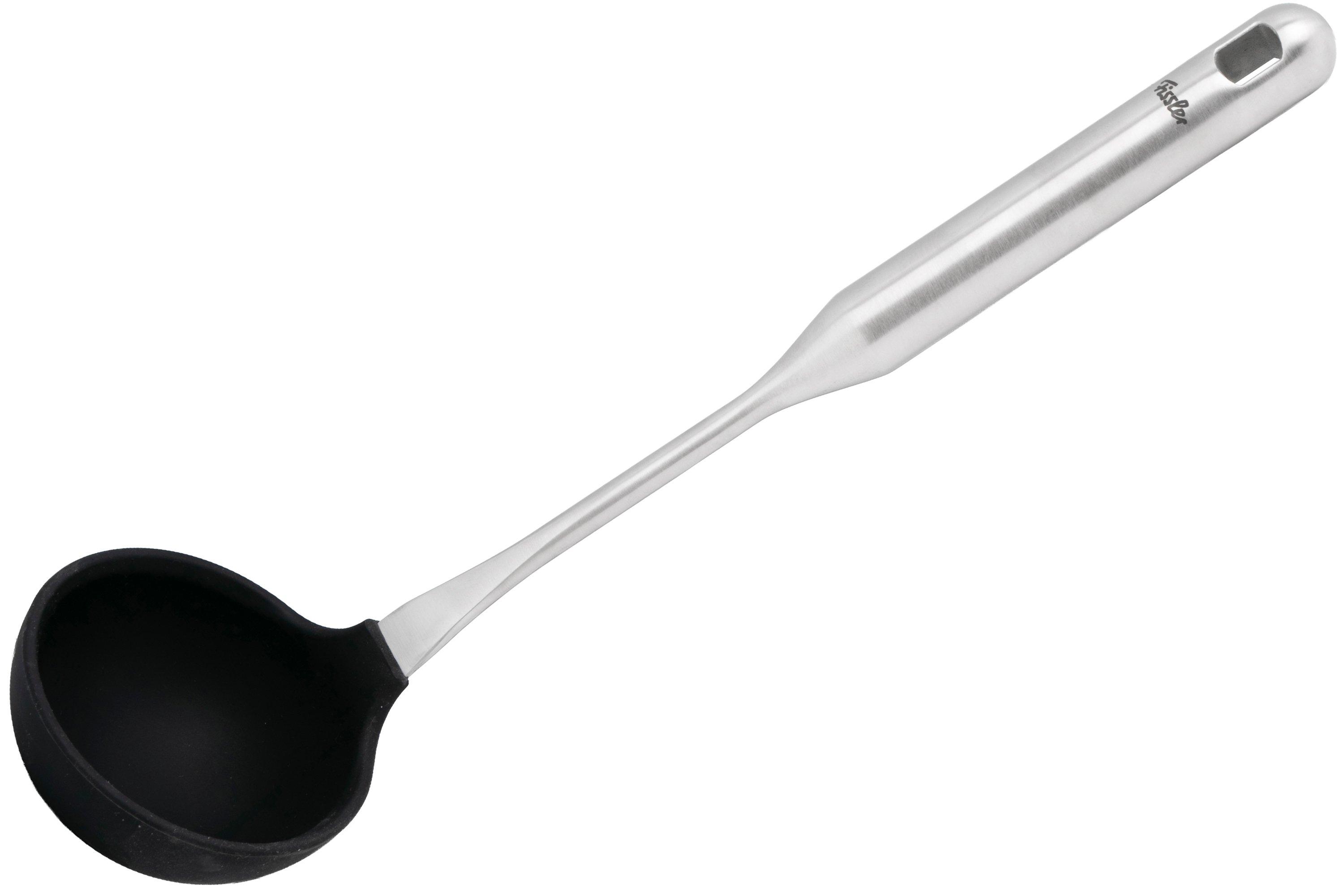 Fissler Essential 002-014-05-000-0 stainless steel silicone soup ladle ...