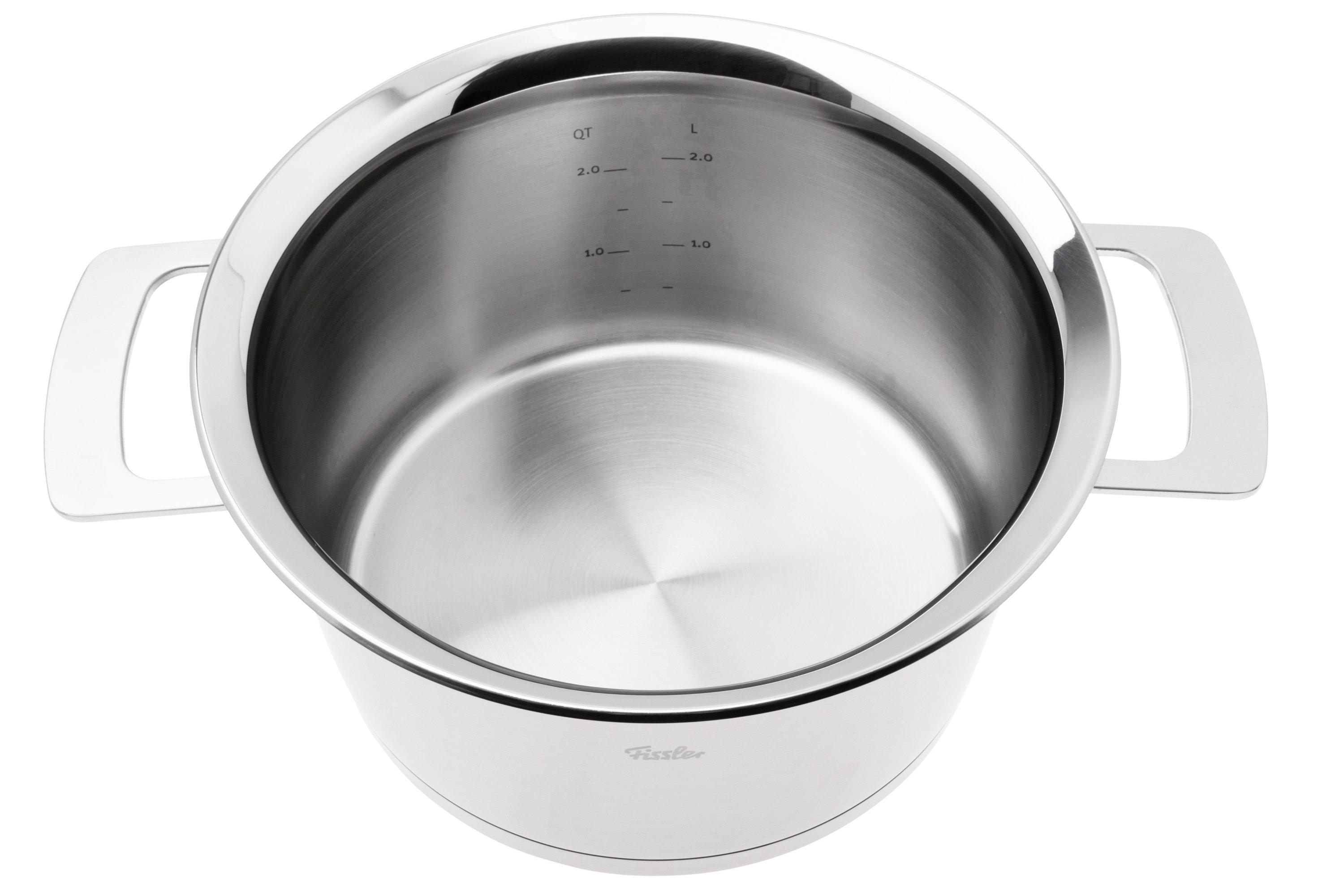 Fissler Phi Collection 016-113-20-000-0 olla, 20 cm, 3.2L, tapa de vidrio | Compras con ventajas ...