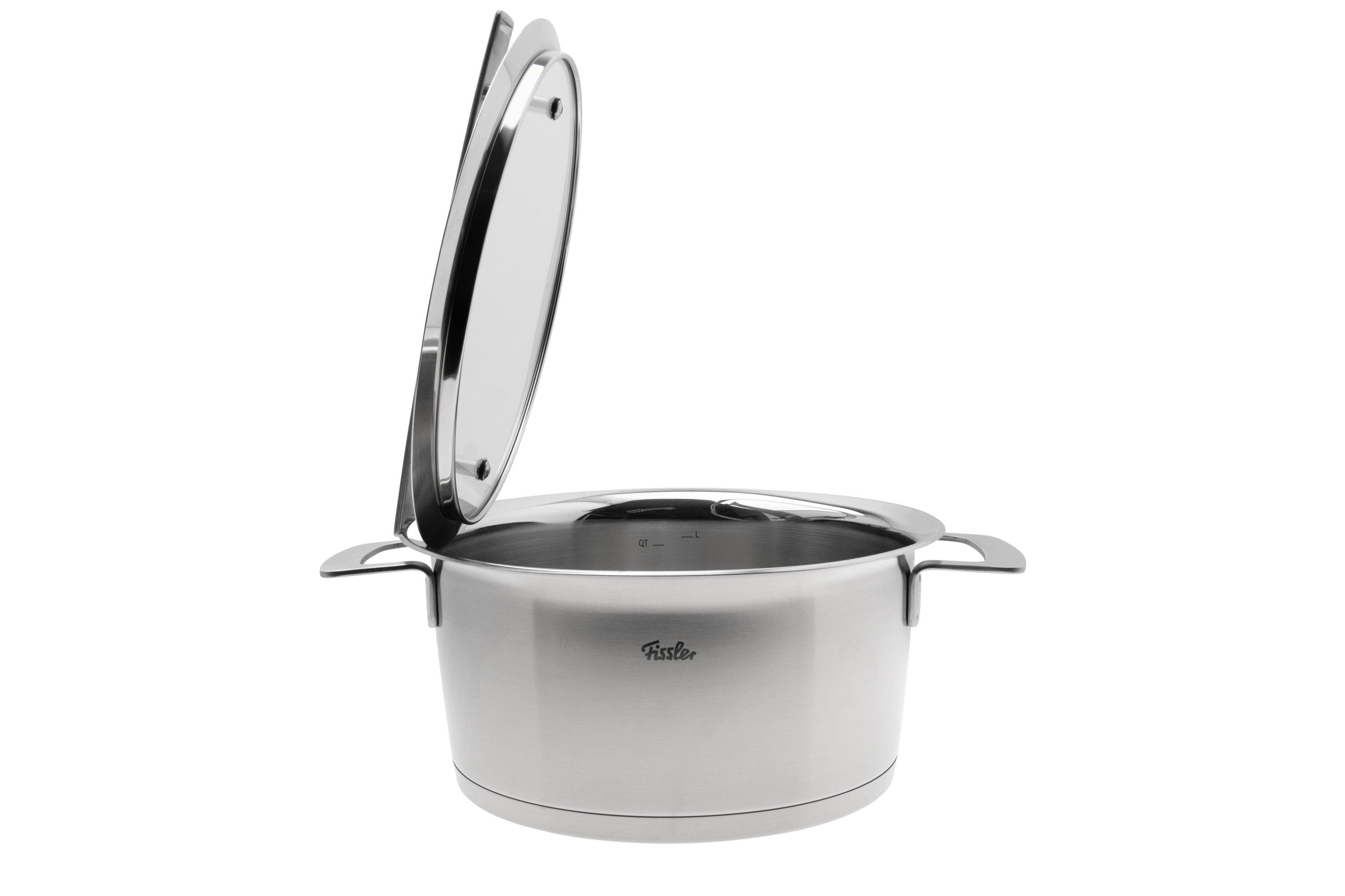 Fissler Phi Collection 016-113-24-000-0 cooking pot, 24 cm, 5.1L, glass ...