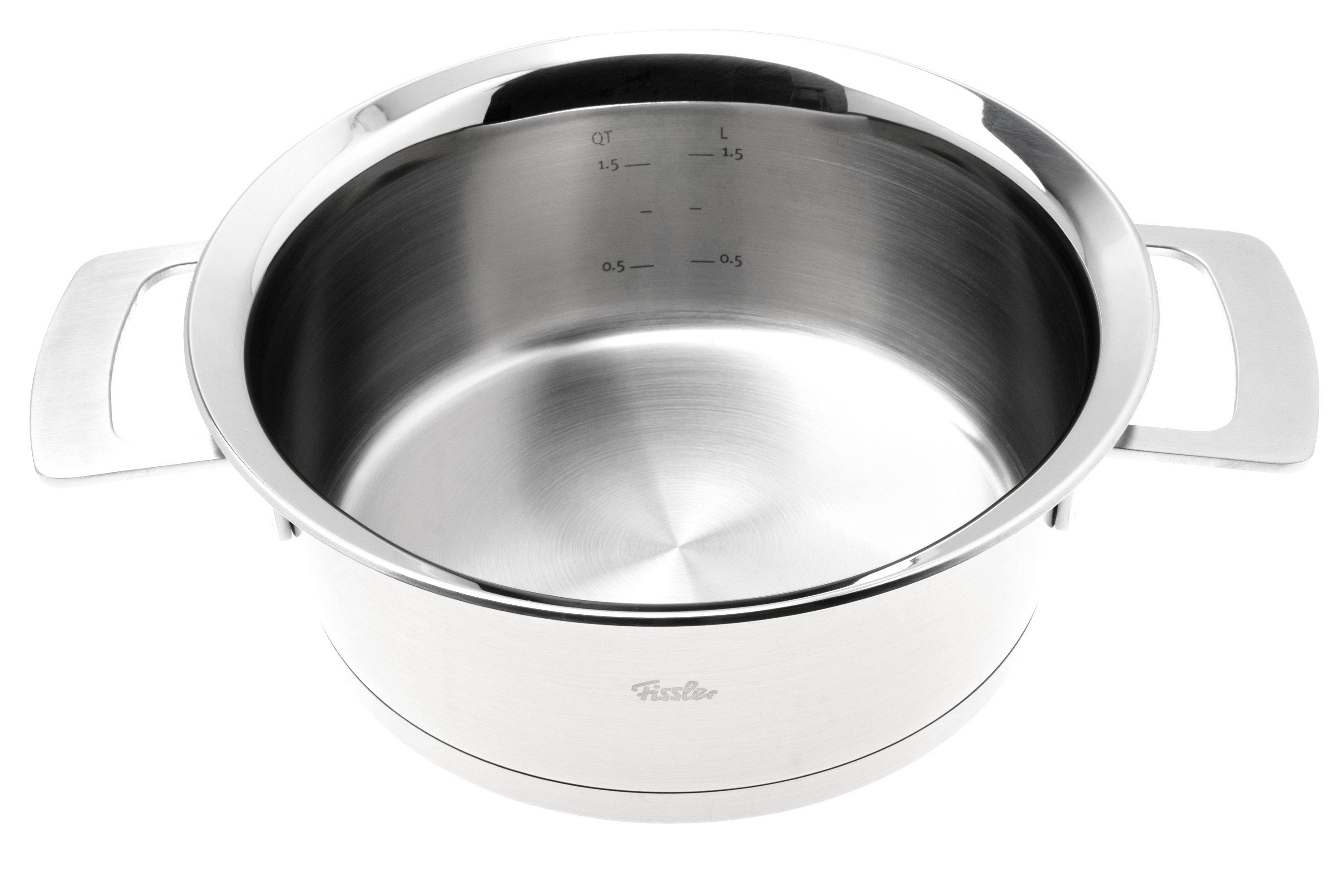 Fissler Phi Collection 016-123-20-000-0 low cooking pot, 20 cm, 2.3L ...