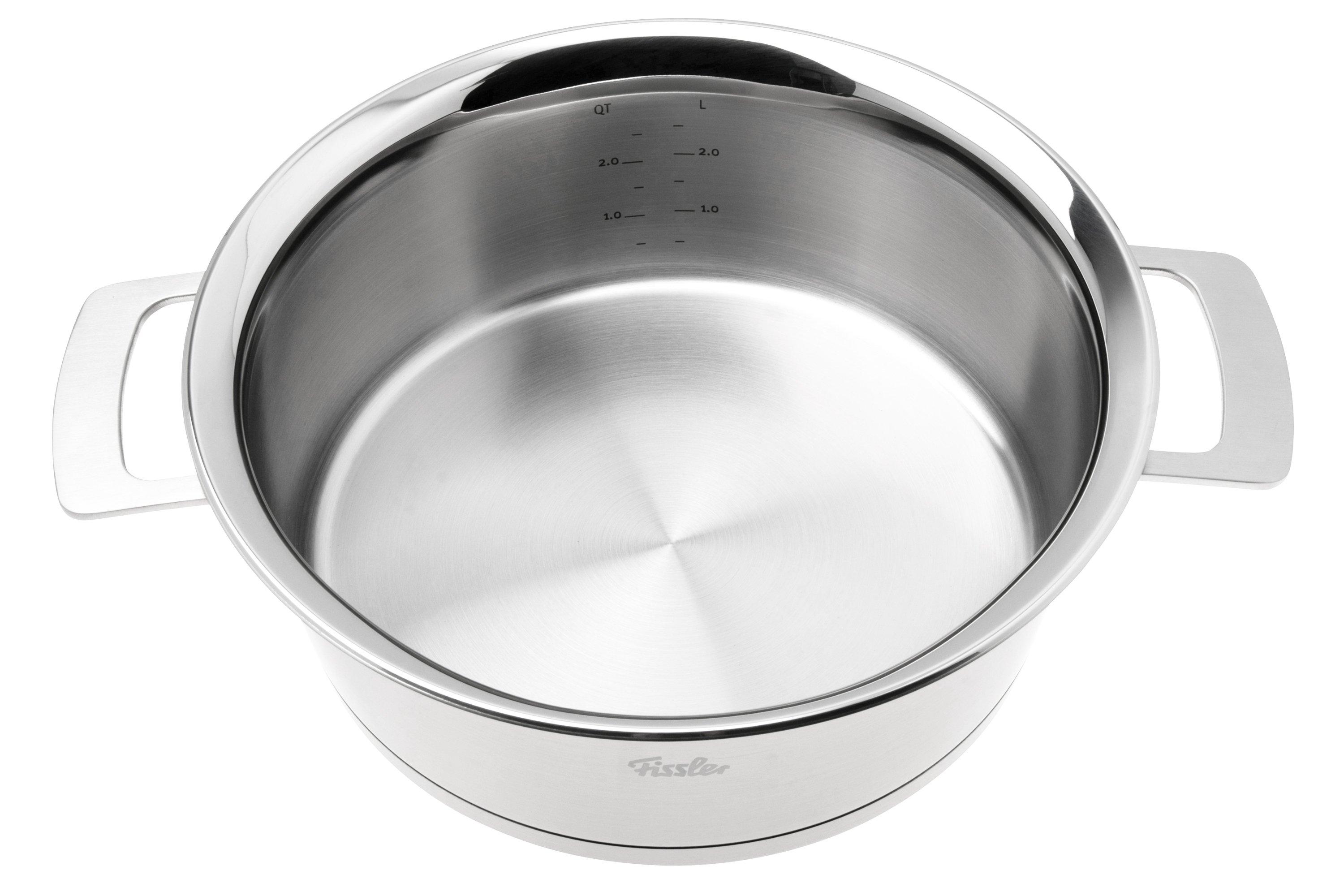 Fissler Phi Collection 016-123-24-000-0 low cooking pot, 24 cm, 3.9L ...