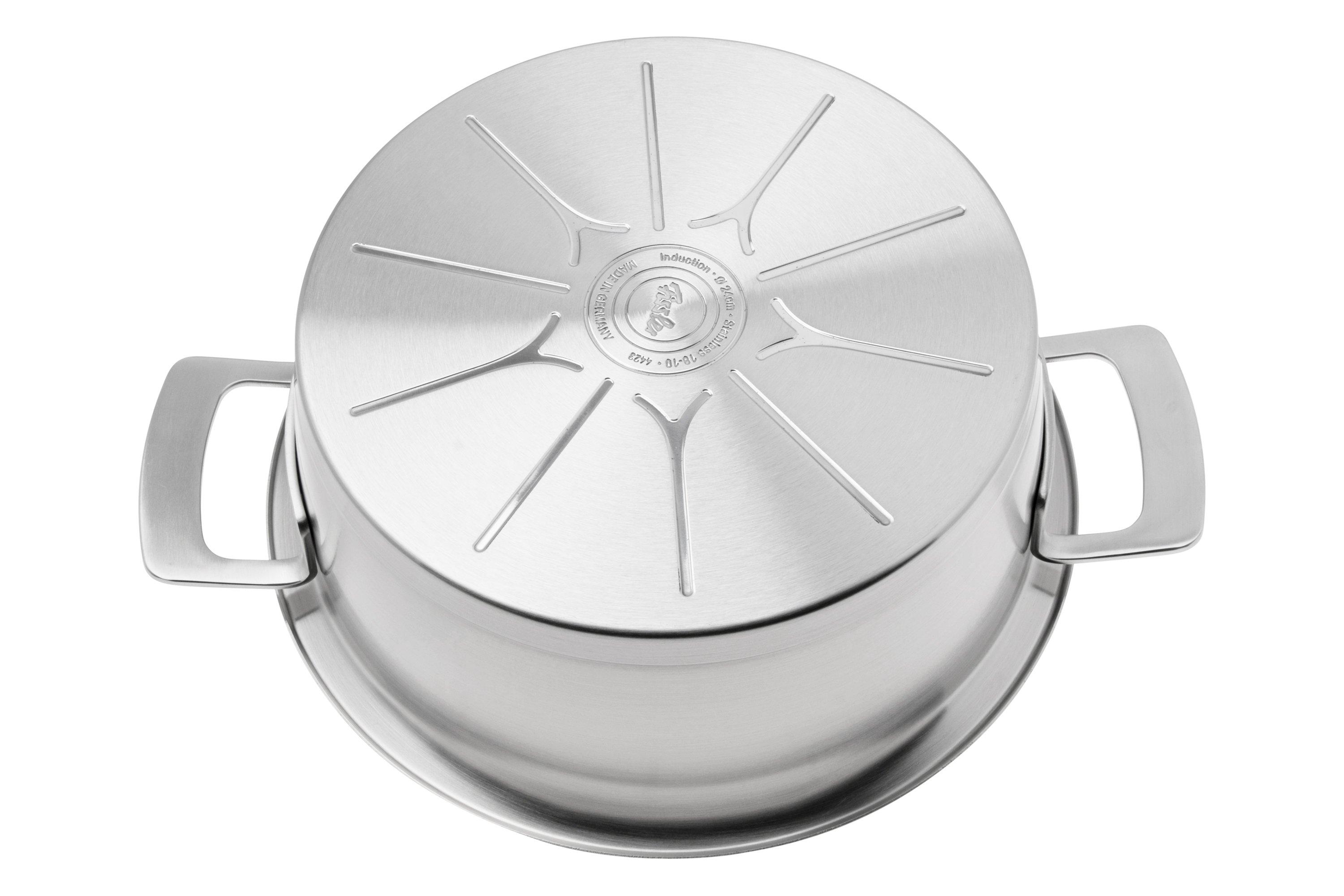 Fissler Phi Collection 016-123-24-000-0 low cooking pot, 24 cm, 3.9L ...
