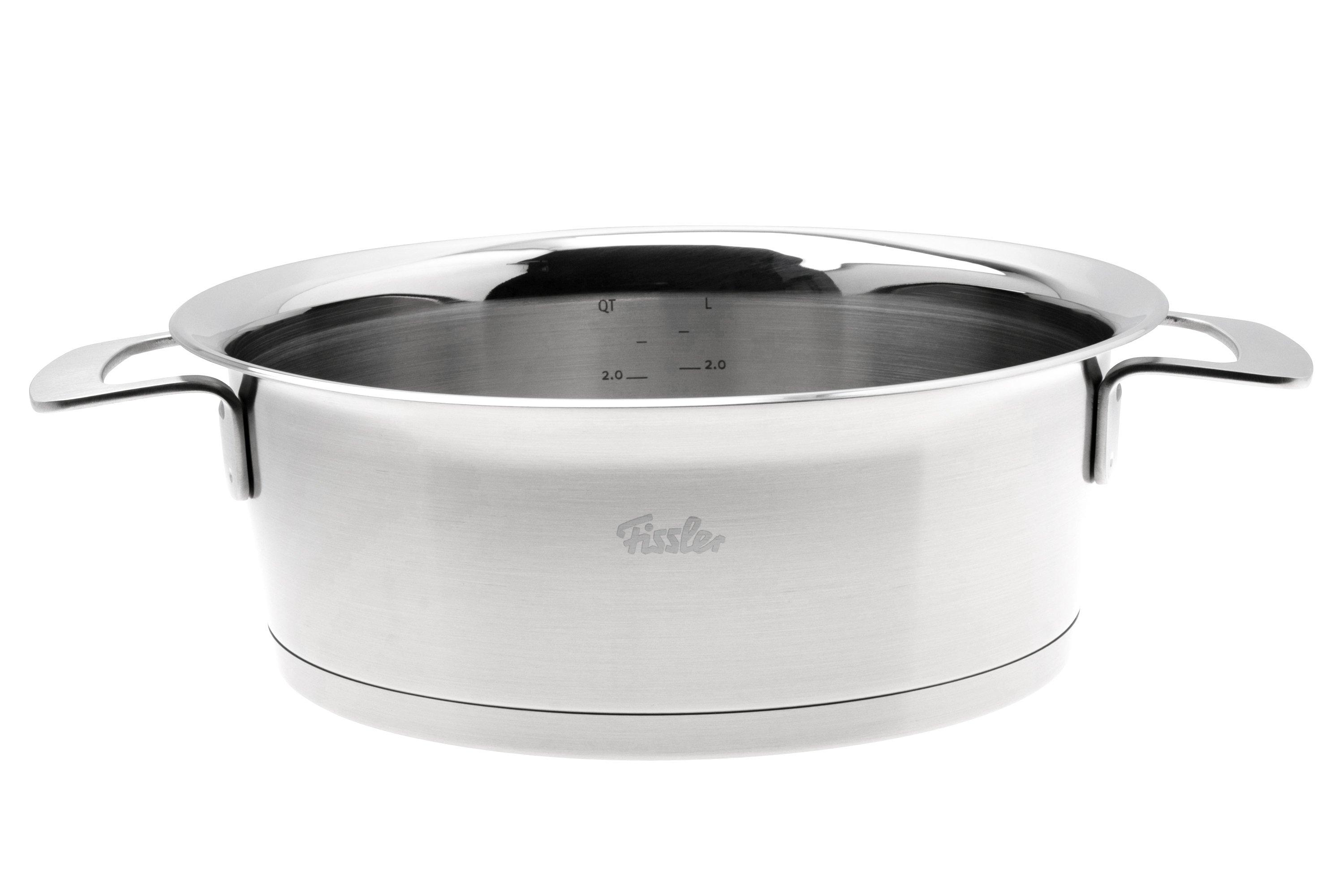 Fissler Phi Collection 016-123-24-000-0 low cooking pot, 24 cm, 3.9L ...