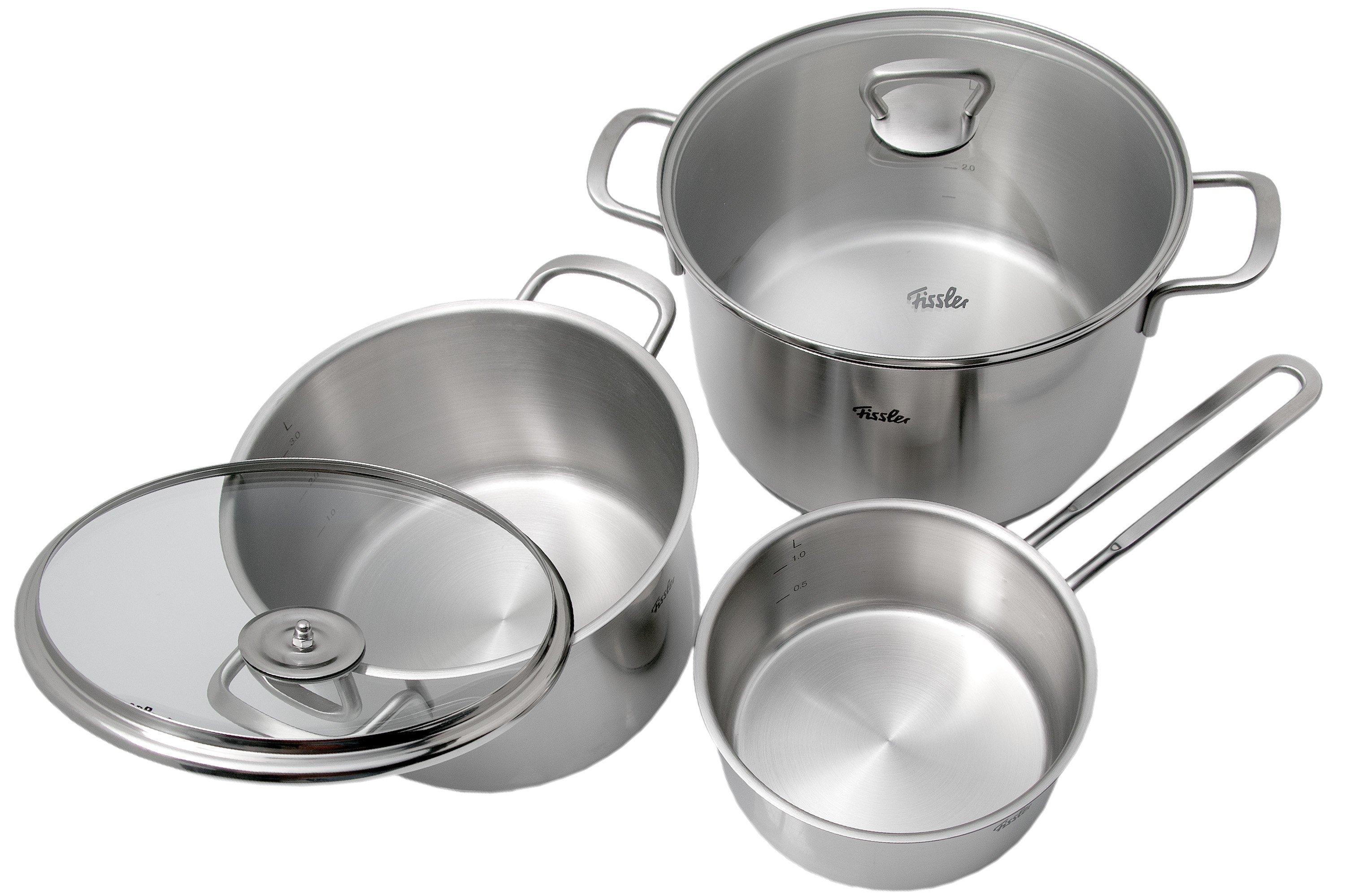 Fissler Las Vegas 040-112-03-000, set di pentole 3 pezzi | Fare ...