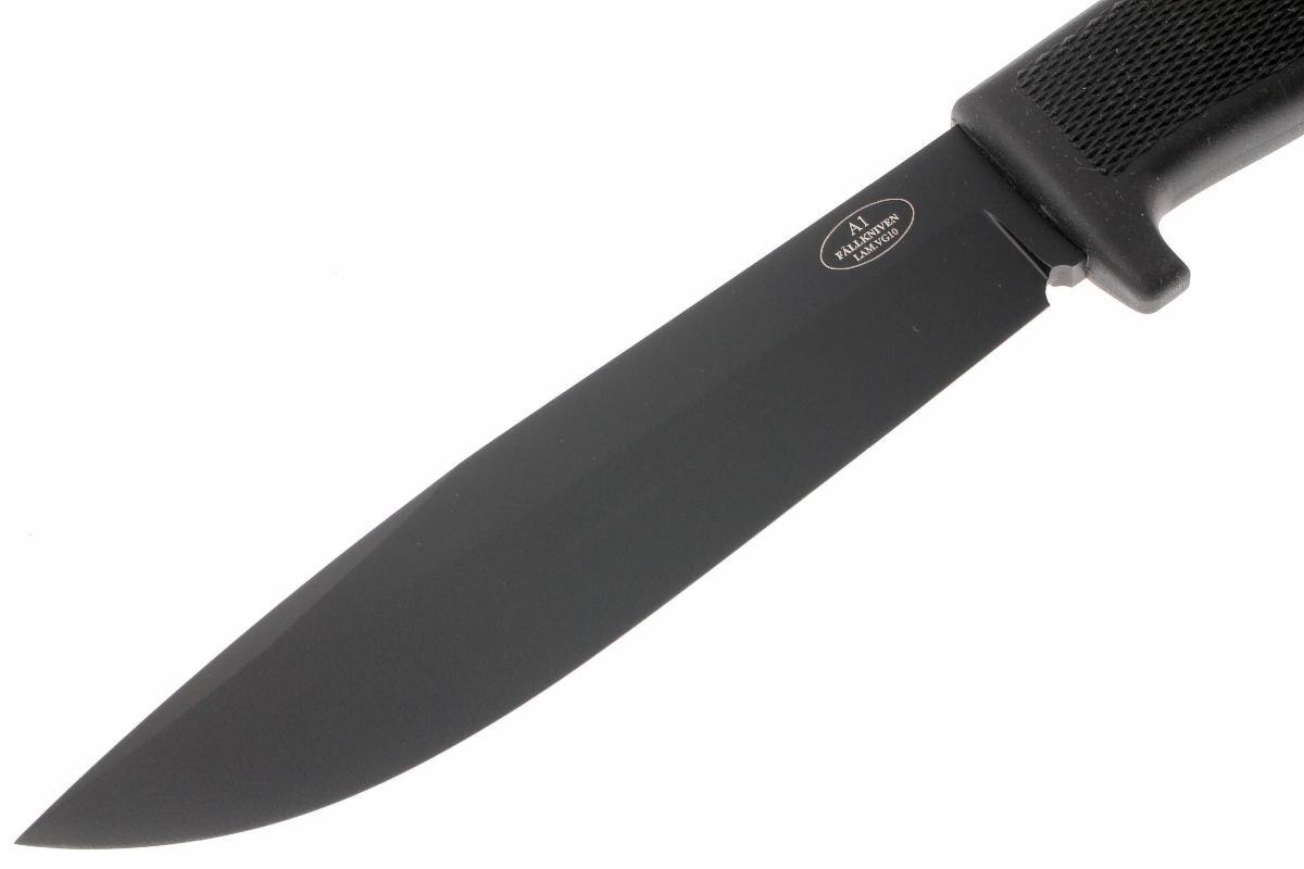 Fallkniven A1 black blade | Advantageously shopping at Knivesandtools.com