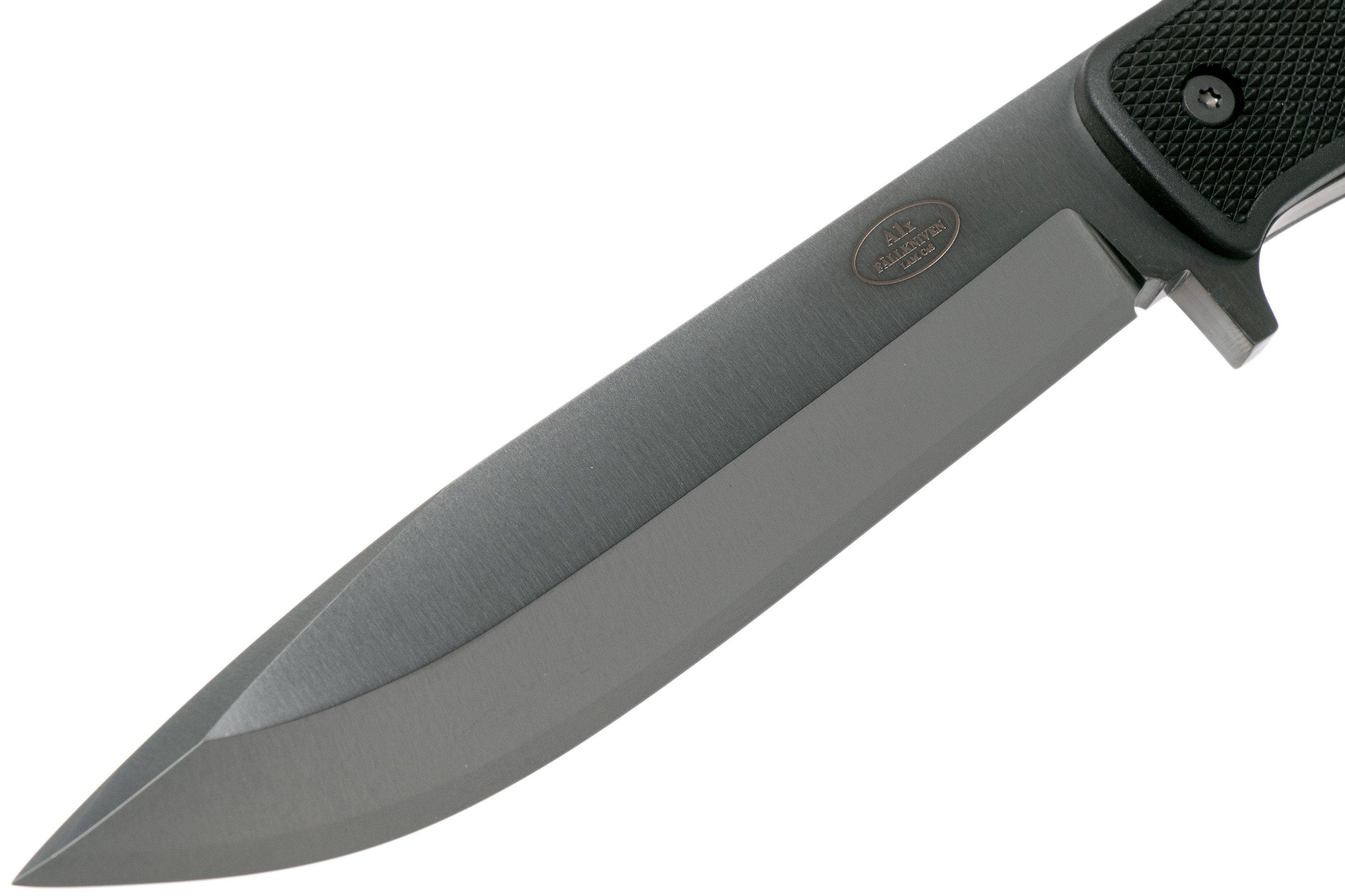 Fällkniven A1xb Expedition Knife, Black, outdoor knife | Advantageously ...