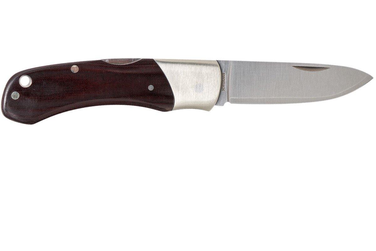 Fällkniven FH9s Maroon Micarta hunting knife | Advantageously shopping ...