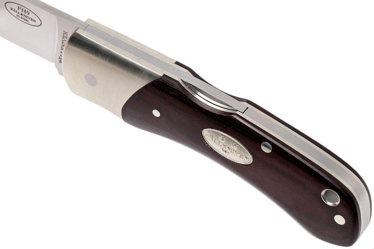 Fällkniven FH9s Maroon Micarta hunting knife | Advantageously shopping ...